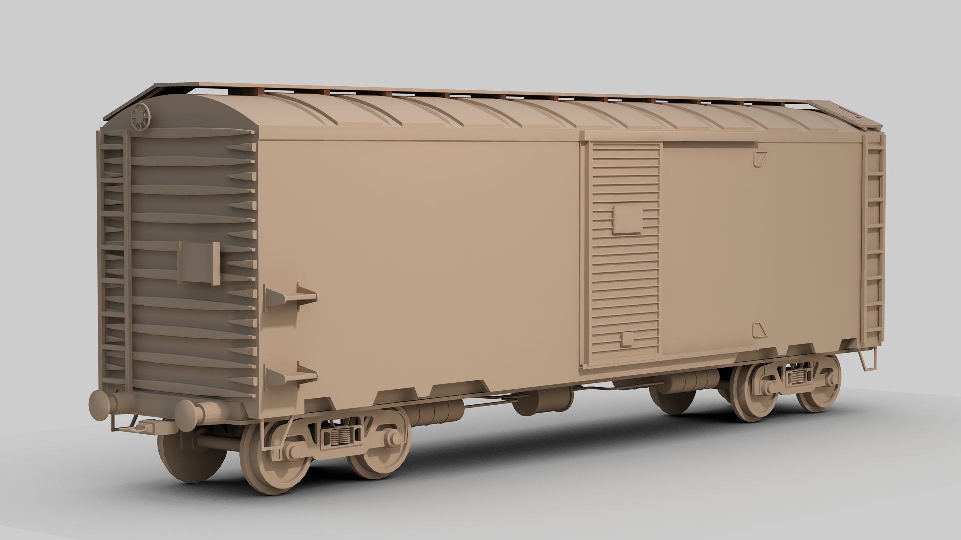3D Model Railroad Freight Car - TurboSquid 2132155