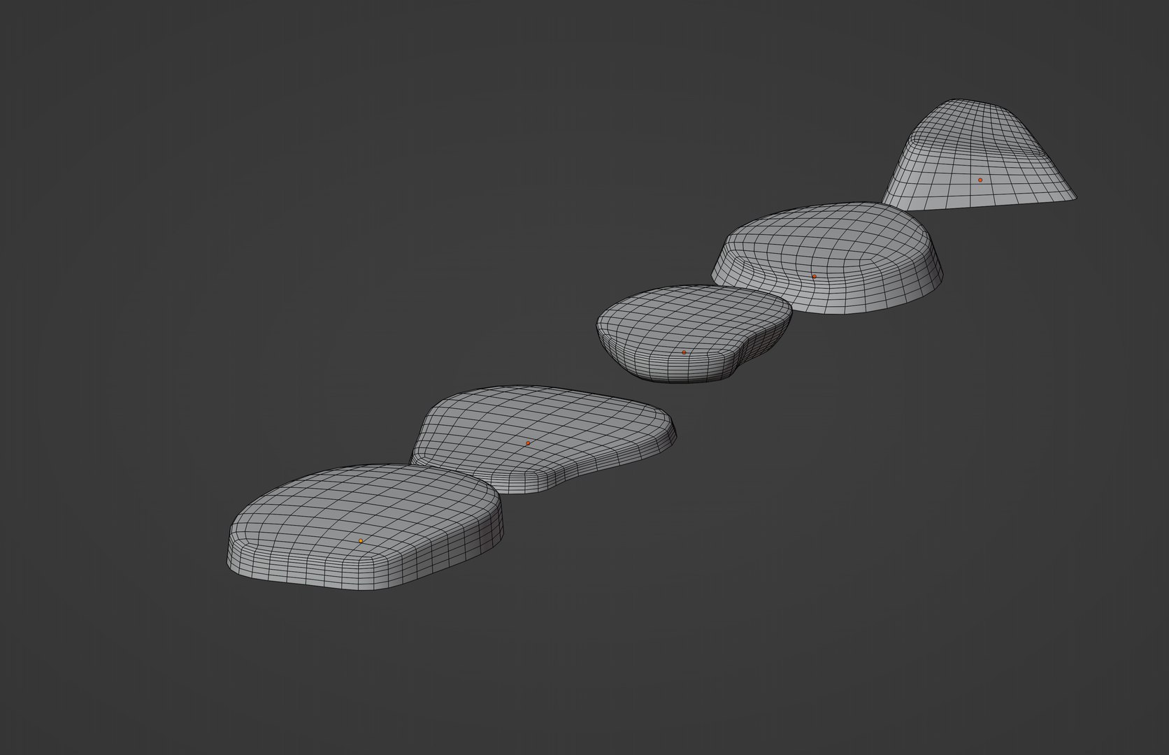 3D Flat Rocks Model - TurboSquid 2044766