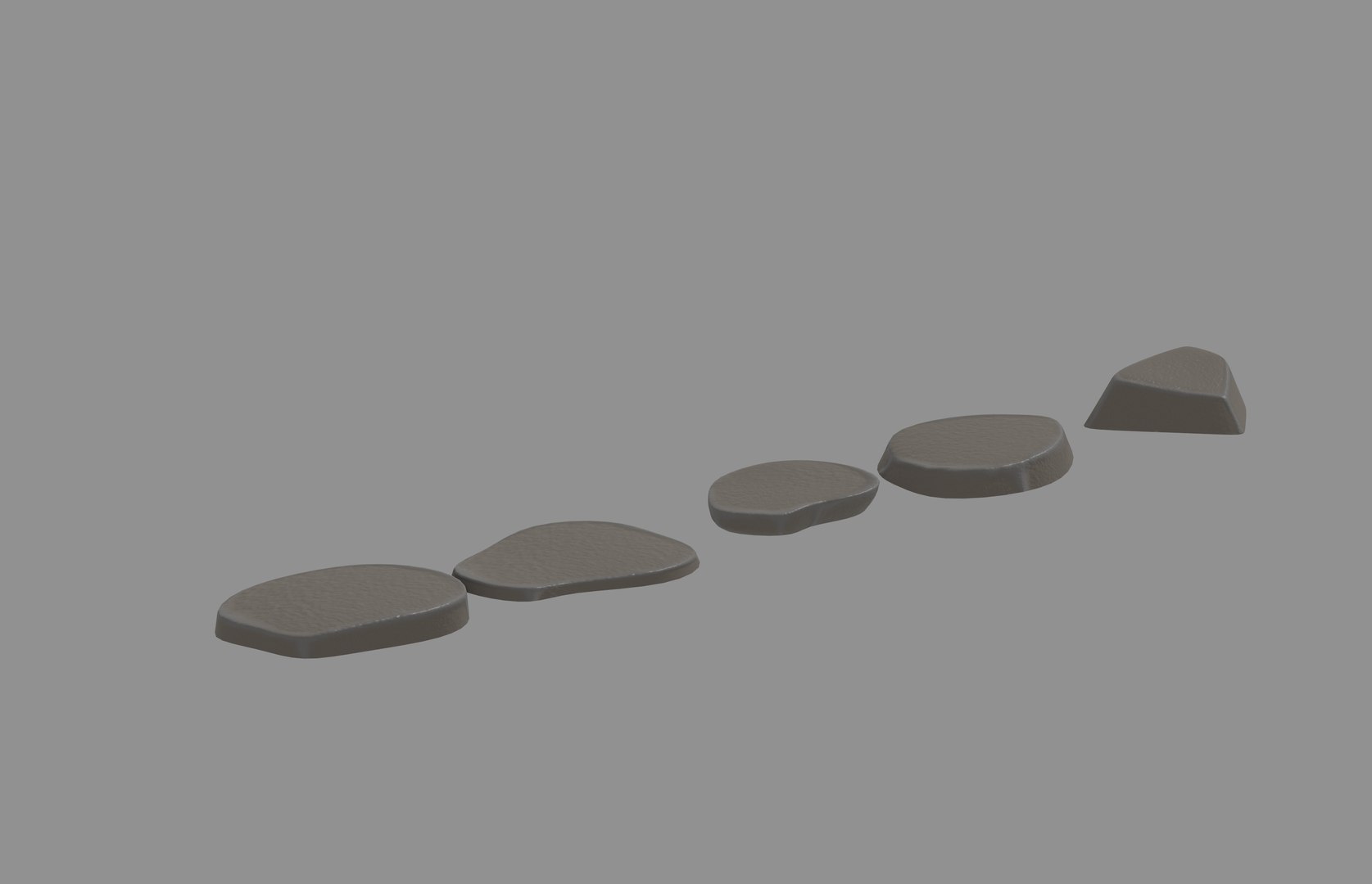 3D Flat Rocks Model - TurboSquid 2044766