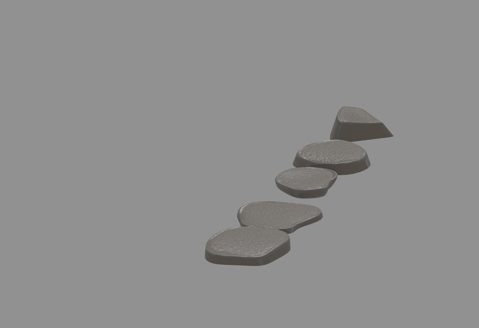 3D Flat Rocks Model - TurboSquid 2044766