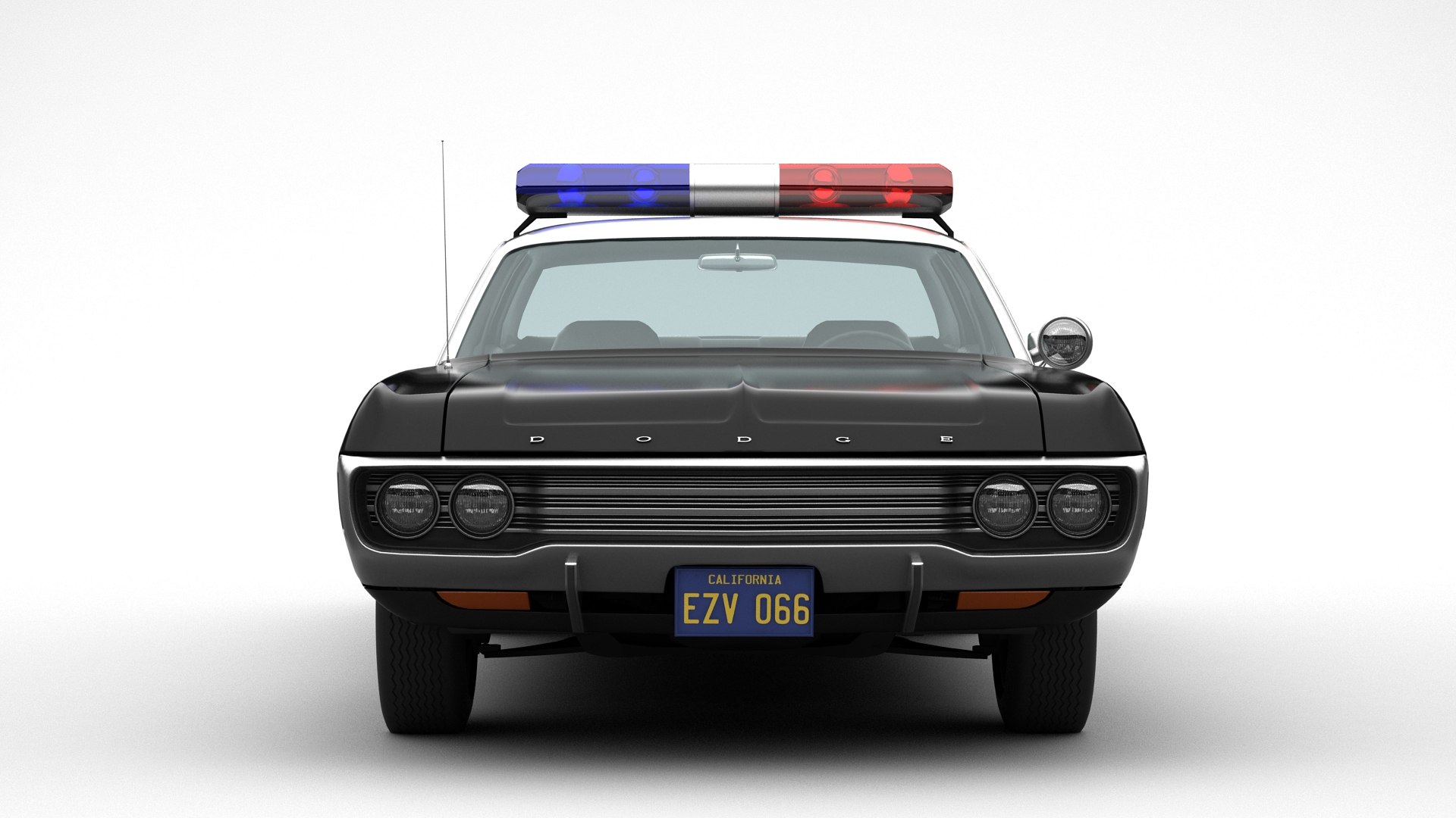 3D Dodge Polara Police - TurboSquid 1999538
