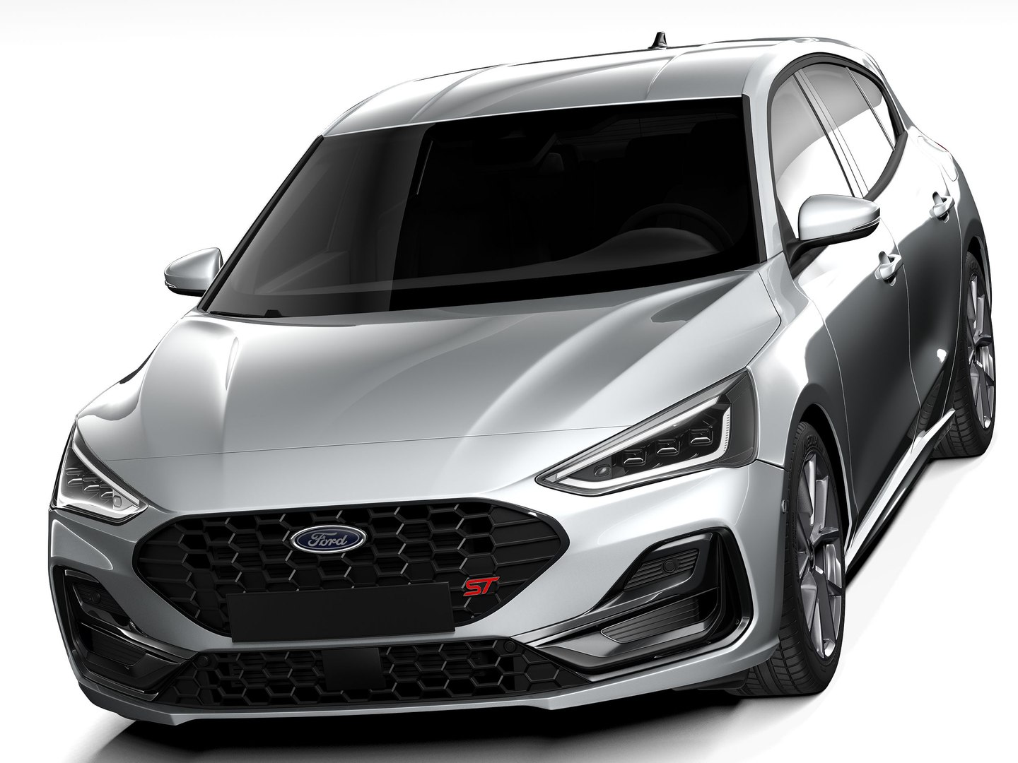 Ford Focus ST 2022 3D Model - TurboSquid 2224042