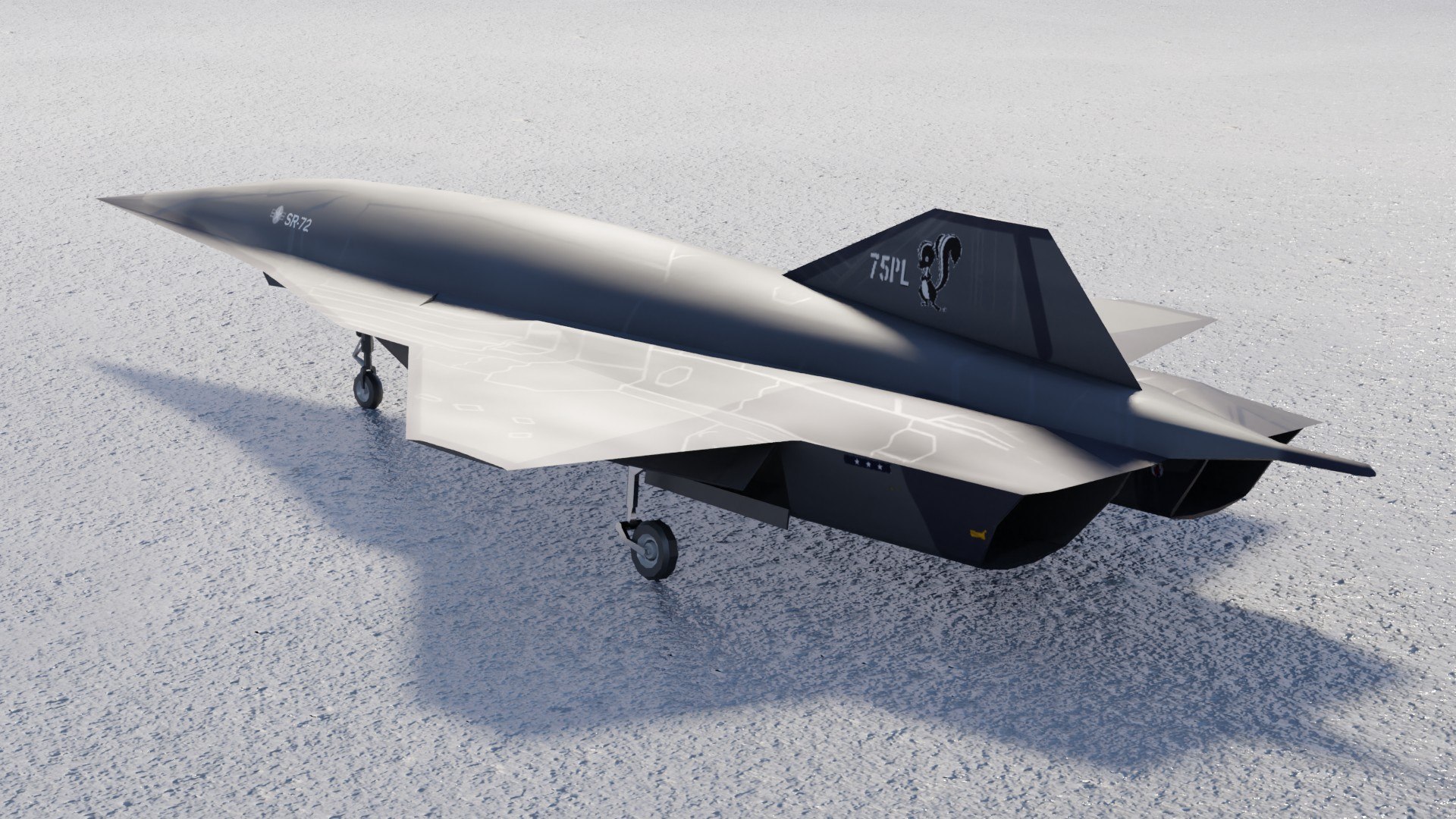 3D model Lockheed Martin SR-72 Son of Blackbird - TurboSquid 2042616