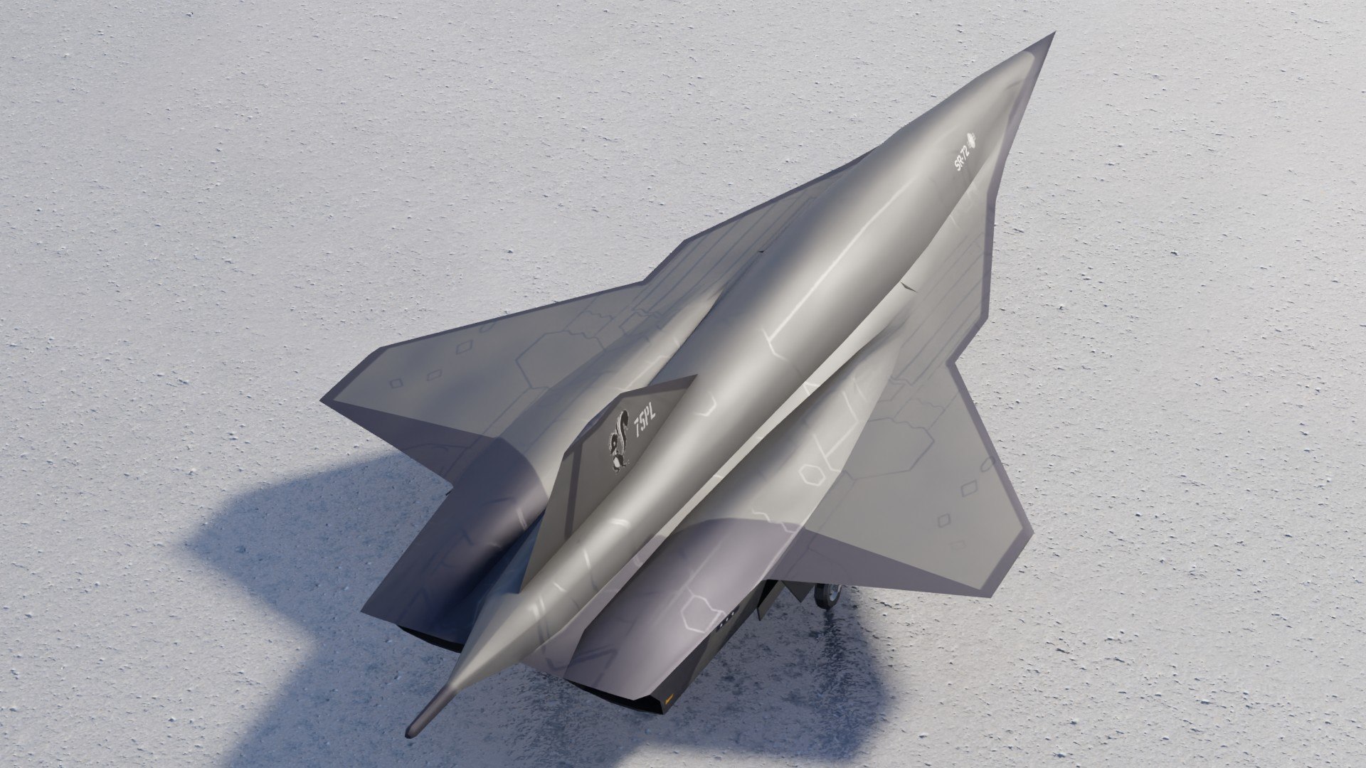 3D model Lockheed Martin SR-72 Son of Blackbird - TurboSquid 2042616