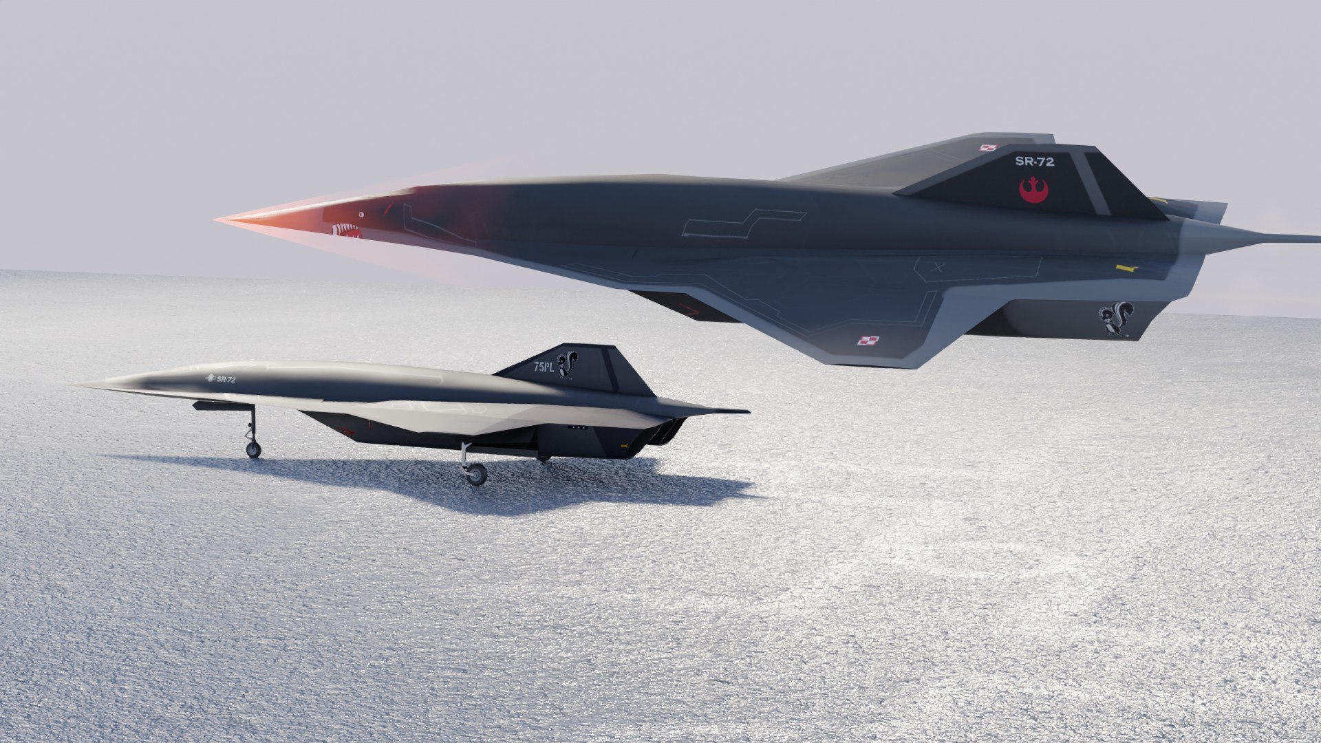 3D model Lockheed Martin SR-72 Son of Blackbird - TurboSquid 2042616