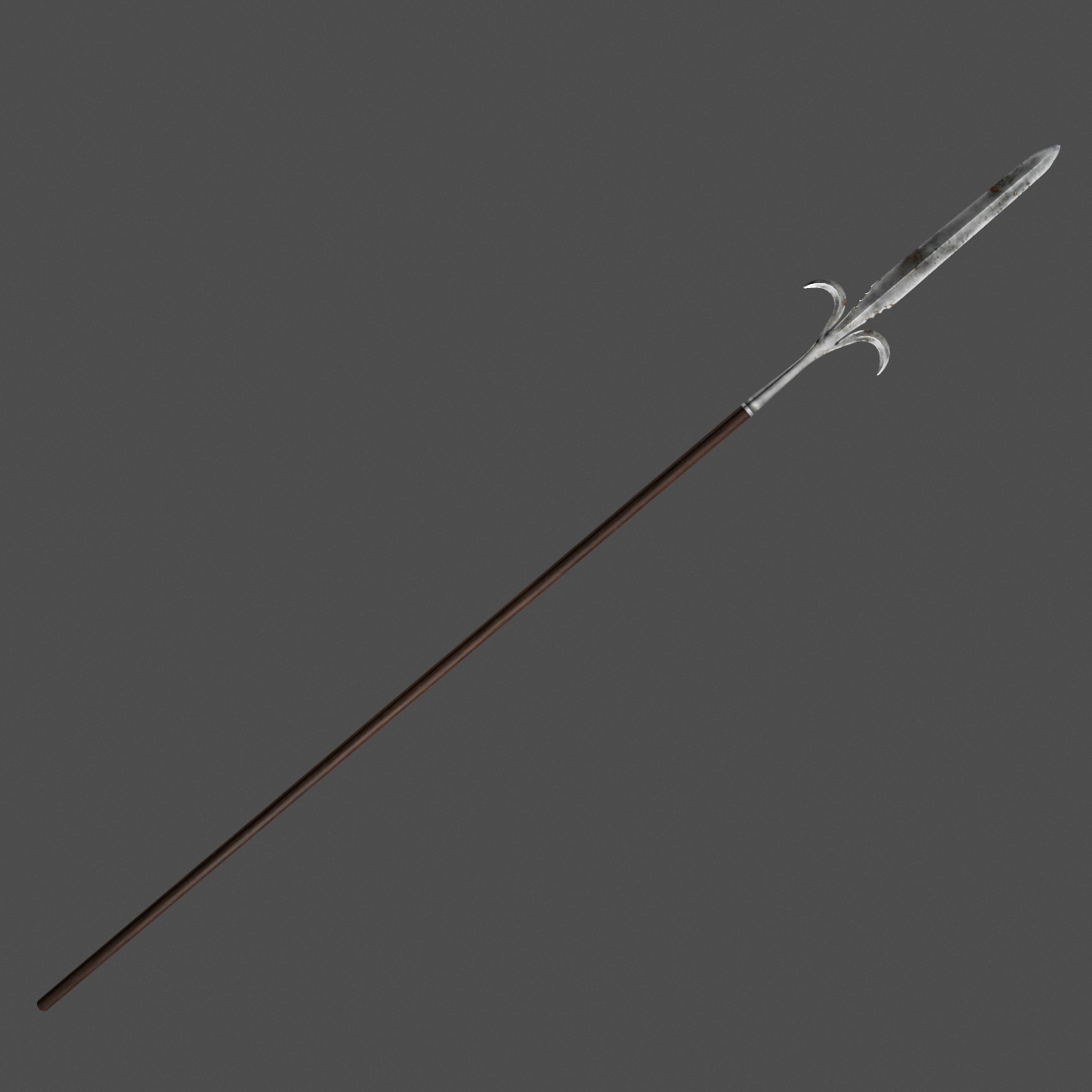 max old worn corseque polearm