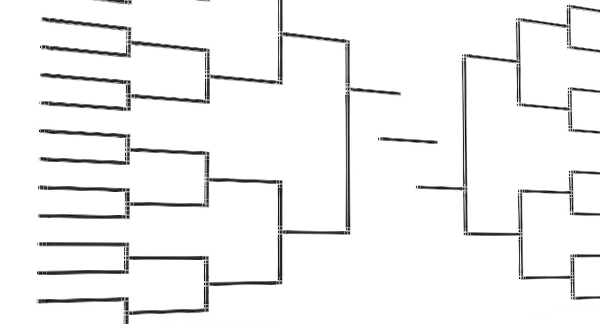 3D Tournament Bracket - TurboSquid 1255550