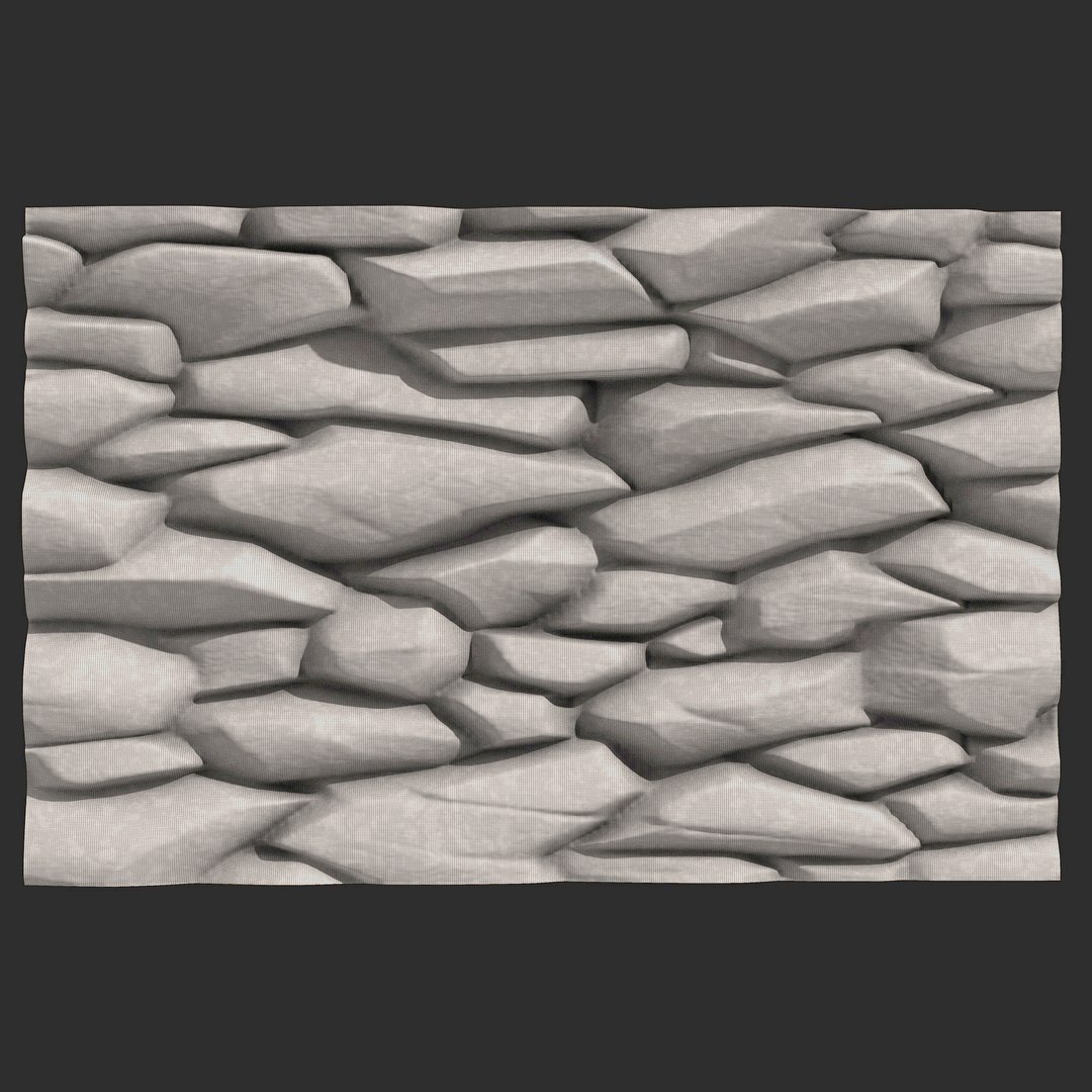 3D Stone Wall 9 Model - TurboSquid 2295356