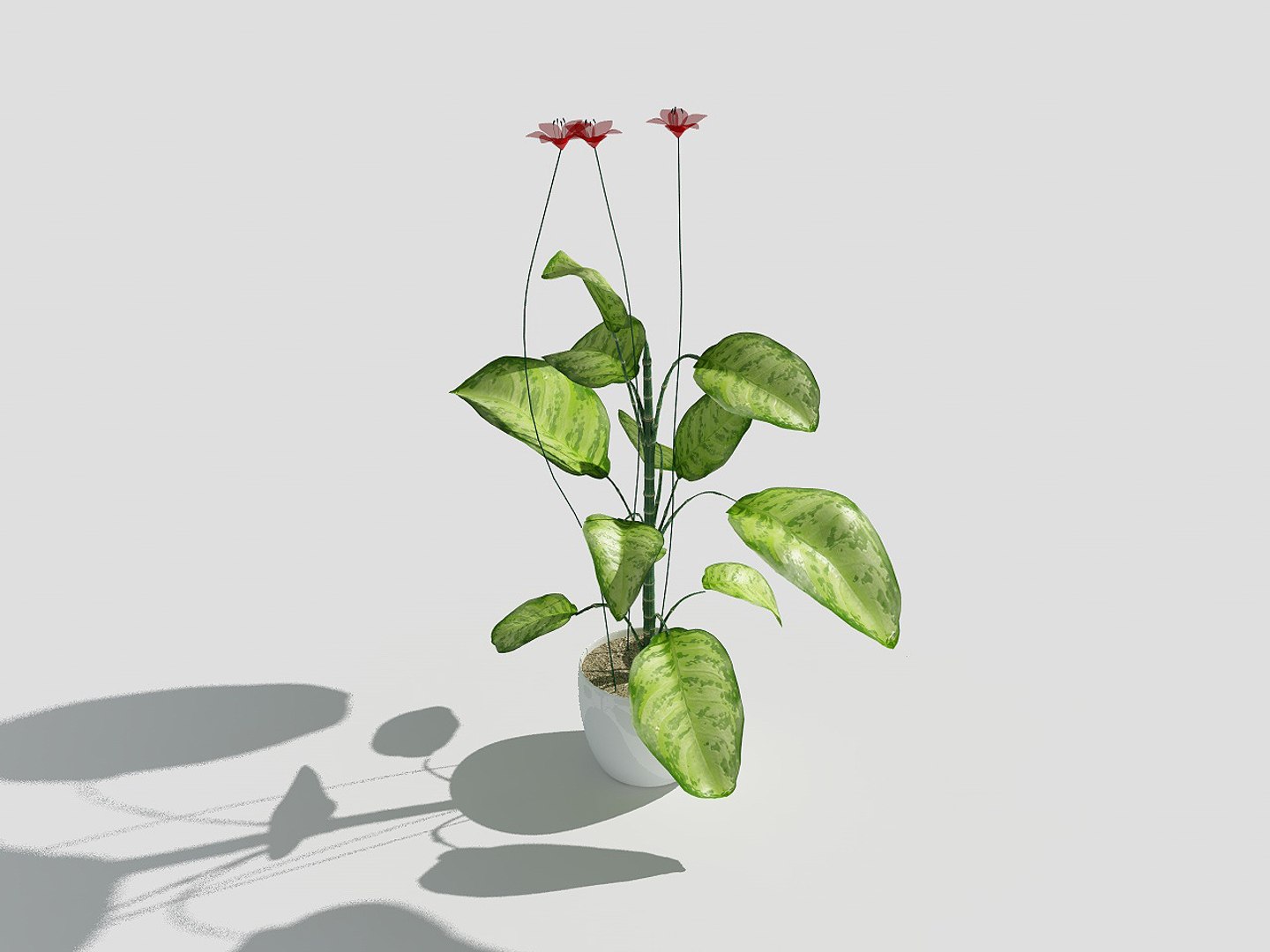 realistic plant 3d 3ds