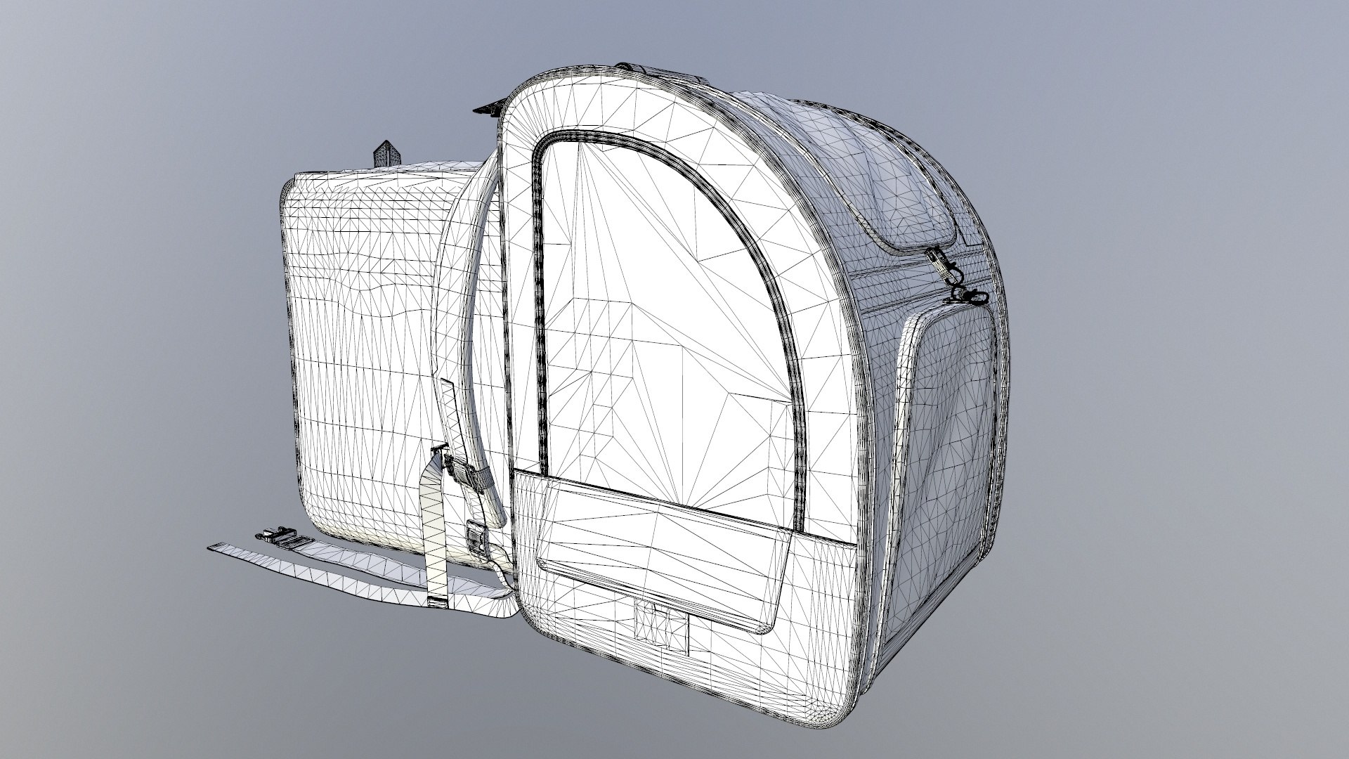 Pet Carrier Backpack 3D Model - TurboSquid 2178717