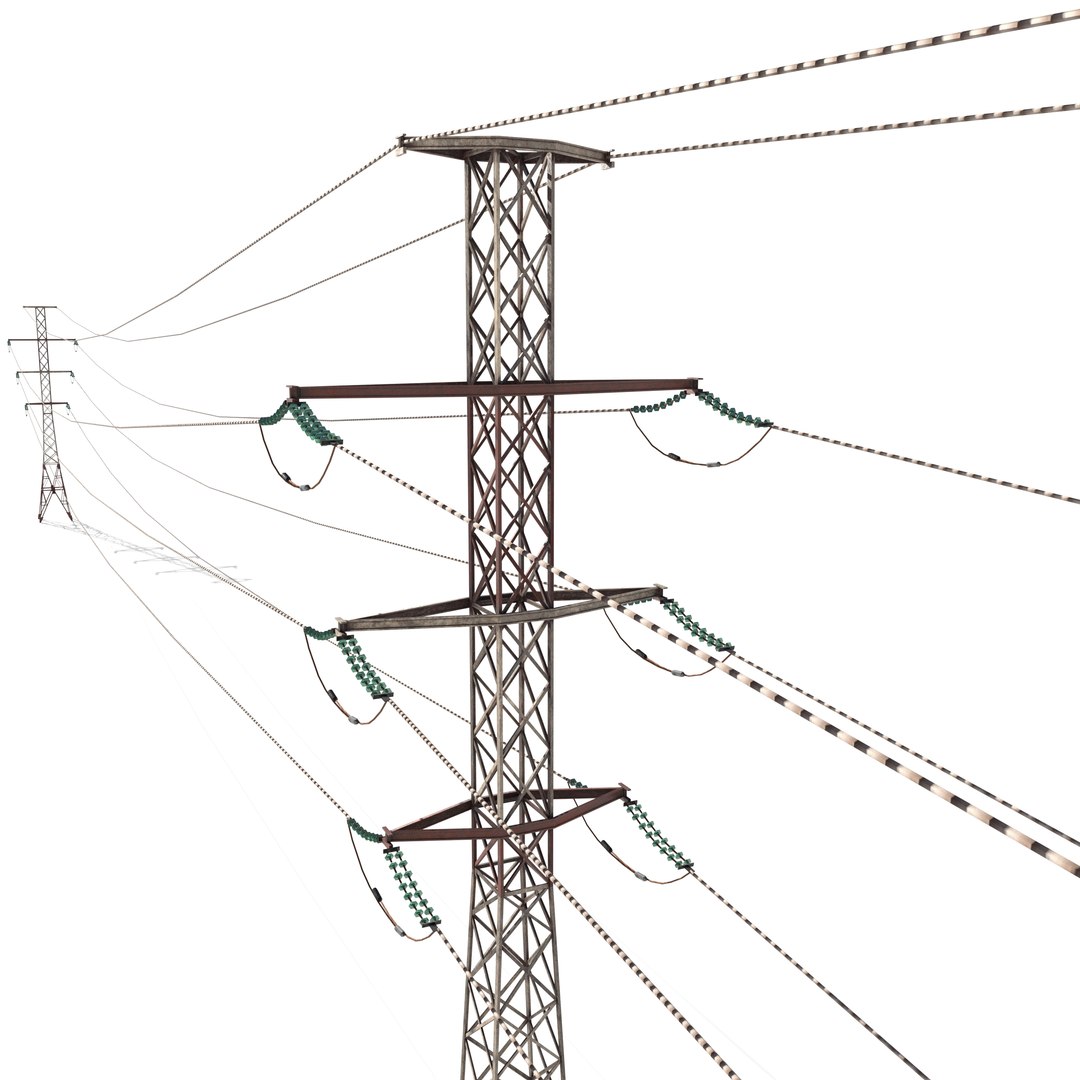 3D Model Electricity Poles - TurboSquid 1475820