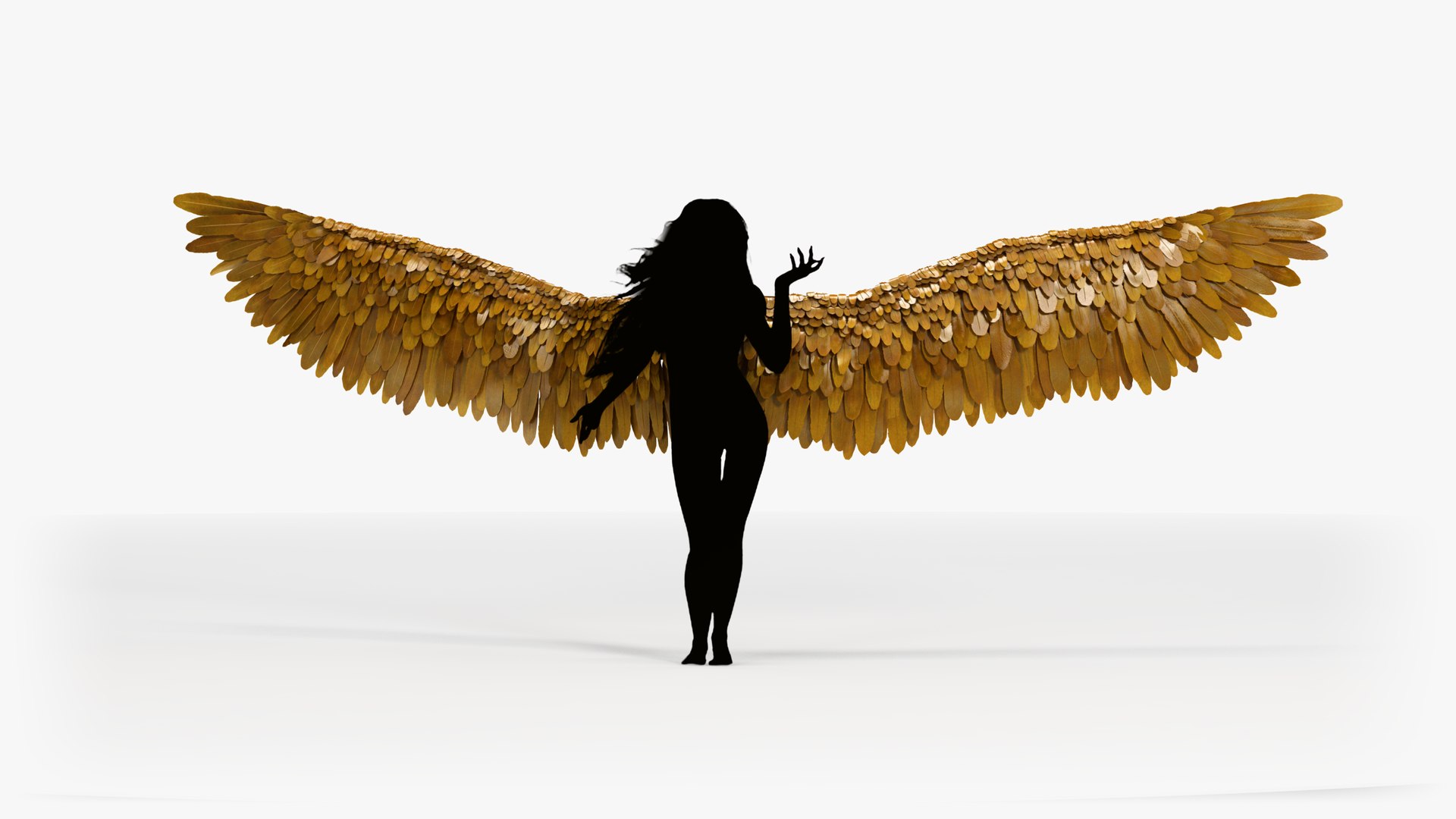 3D Rigged - Animation Angel Wings Model - TurboSquid 1467308