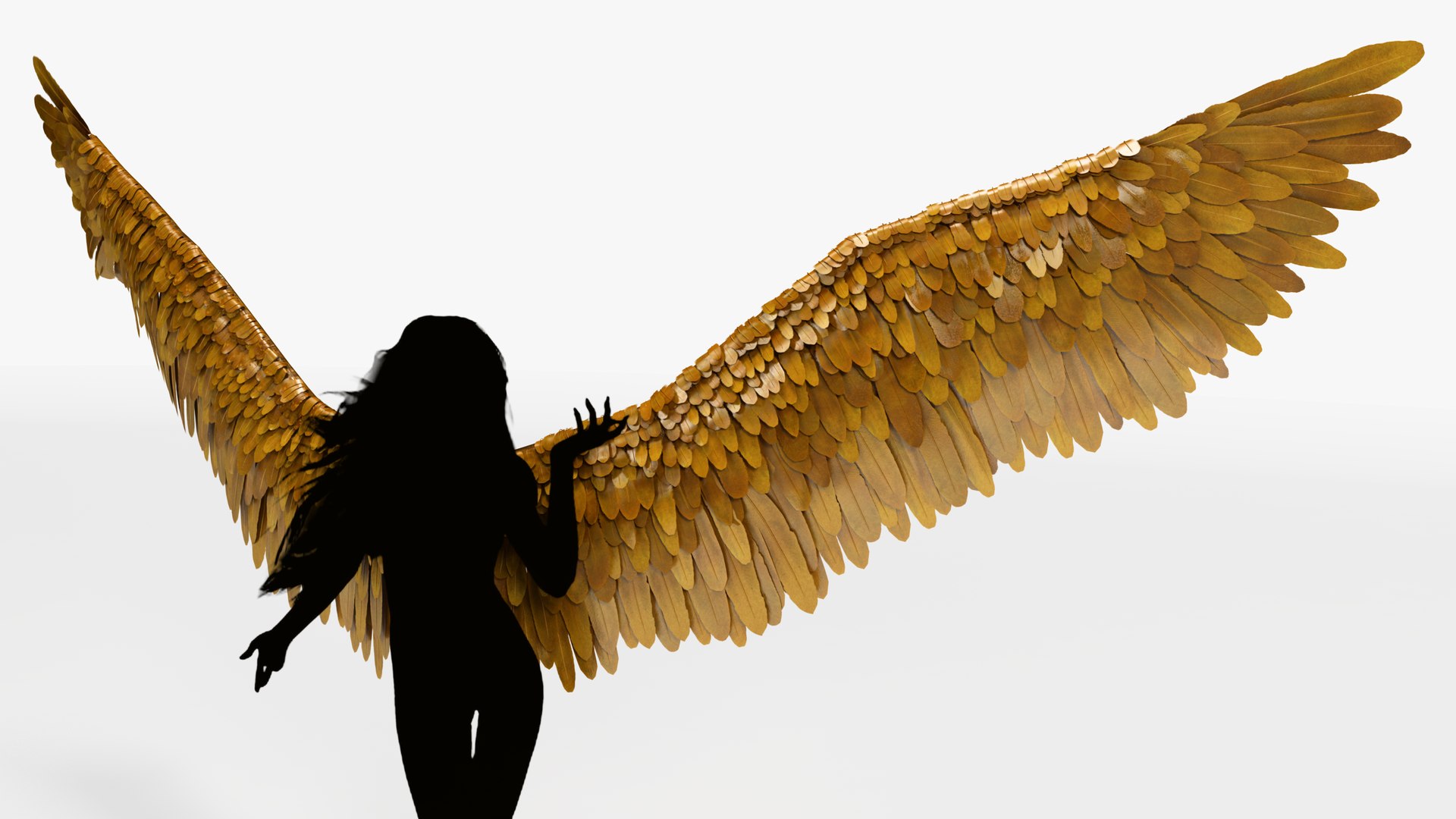 3D Rigged - Animation Angel Wings Model - TurboSquid 1467308