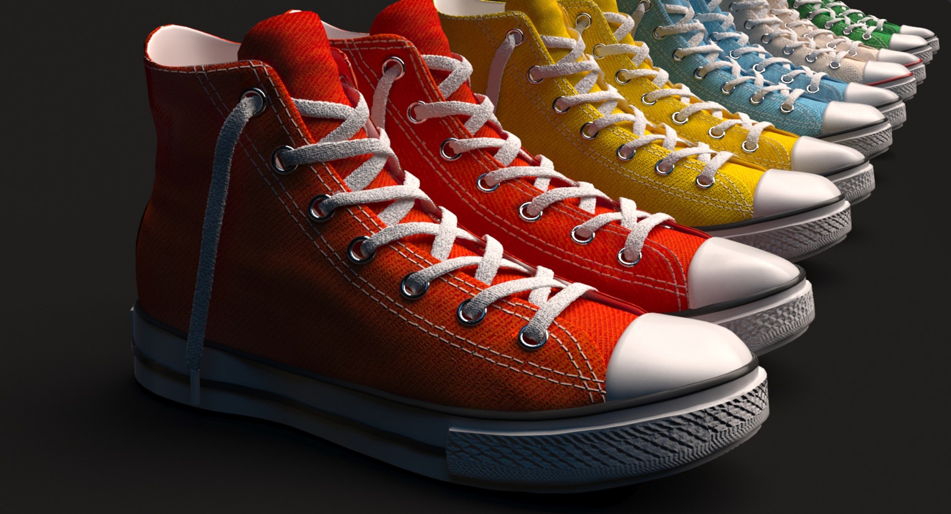 Boots shoe colors model - TurboSquid 1305886