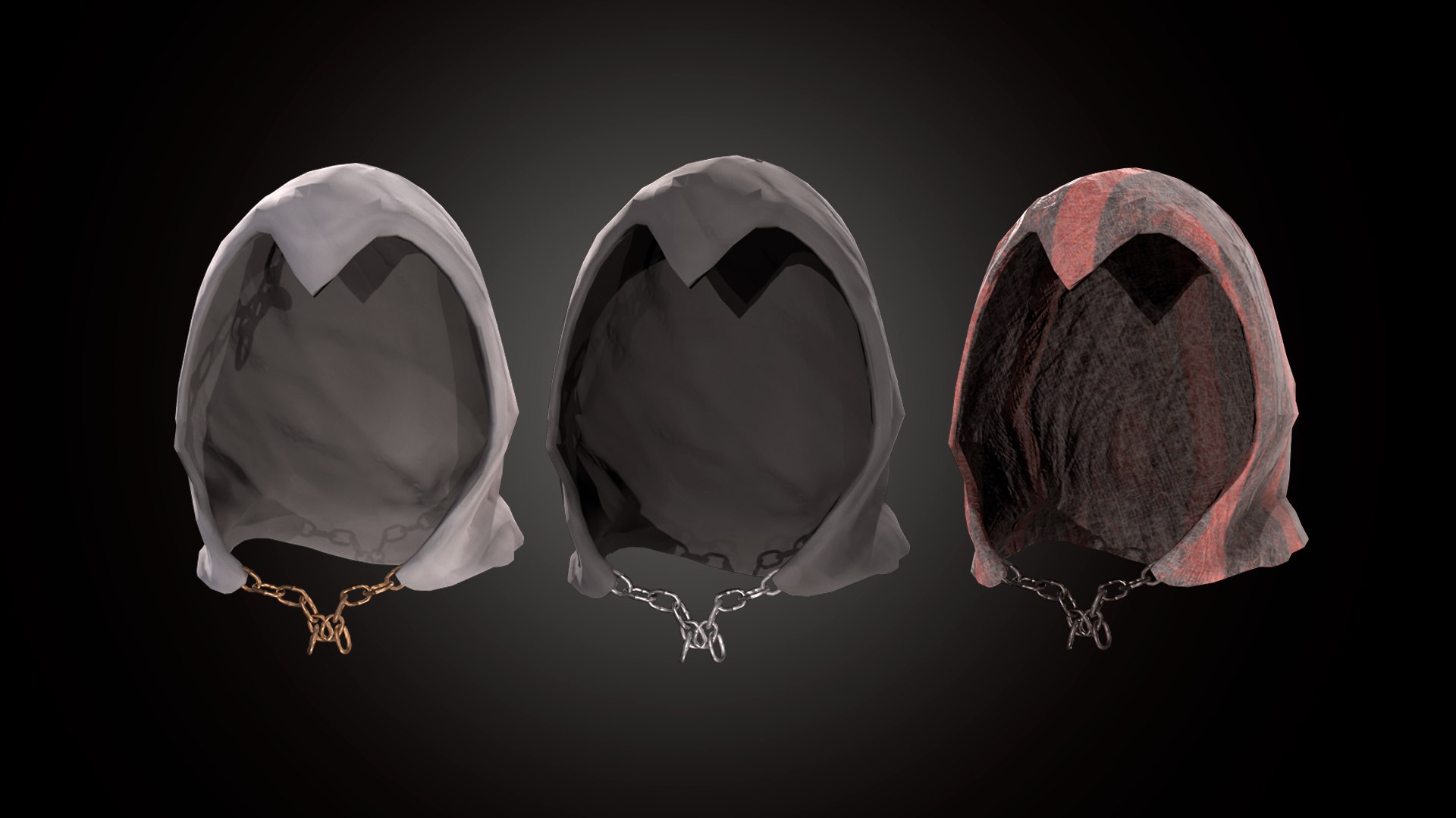 Assassin Hood Pack 3D Model - TurboSquid 2384169