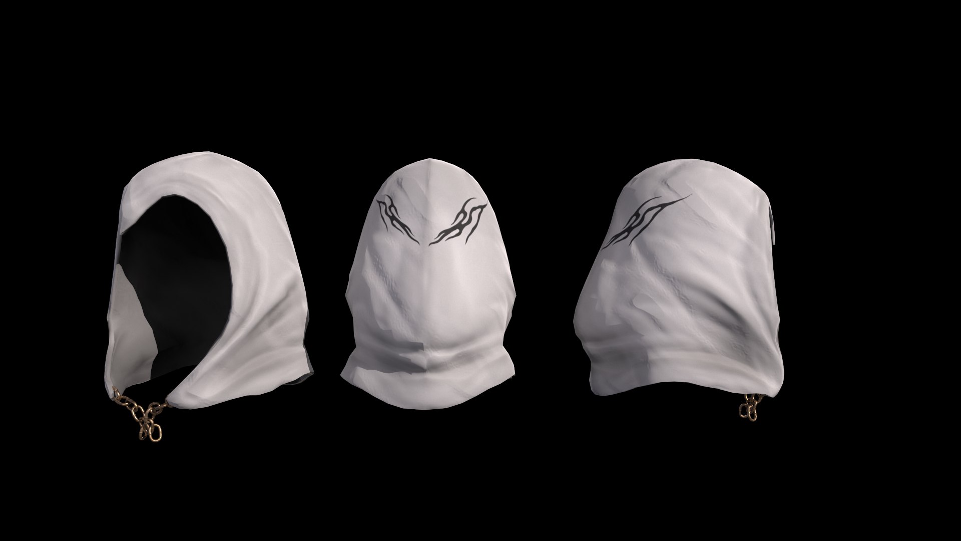 Assassin Hood Pack 3D Model - TurboSquid 2384169
