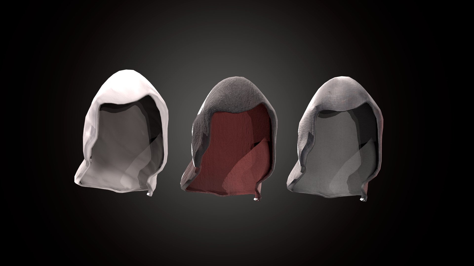 Assassin Hood Pack 3D Model - TurboSquid 2384169