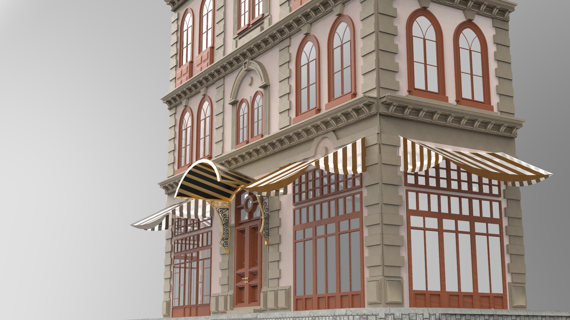 3D Istanbul Stone Building Model - TurboSquid 1564575