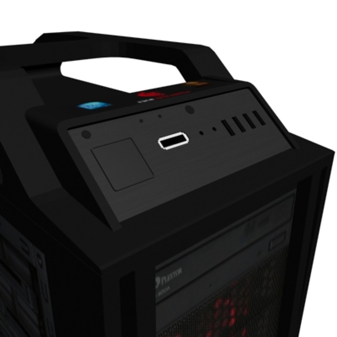 Free Cooler Master Computer Case 3d Model