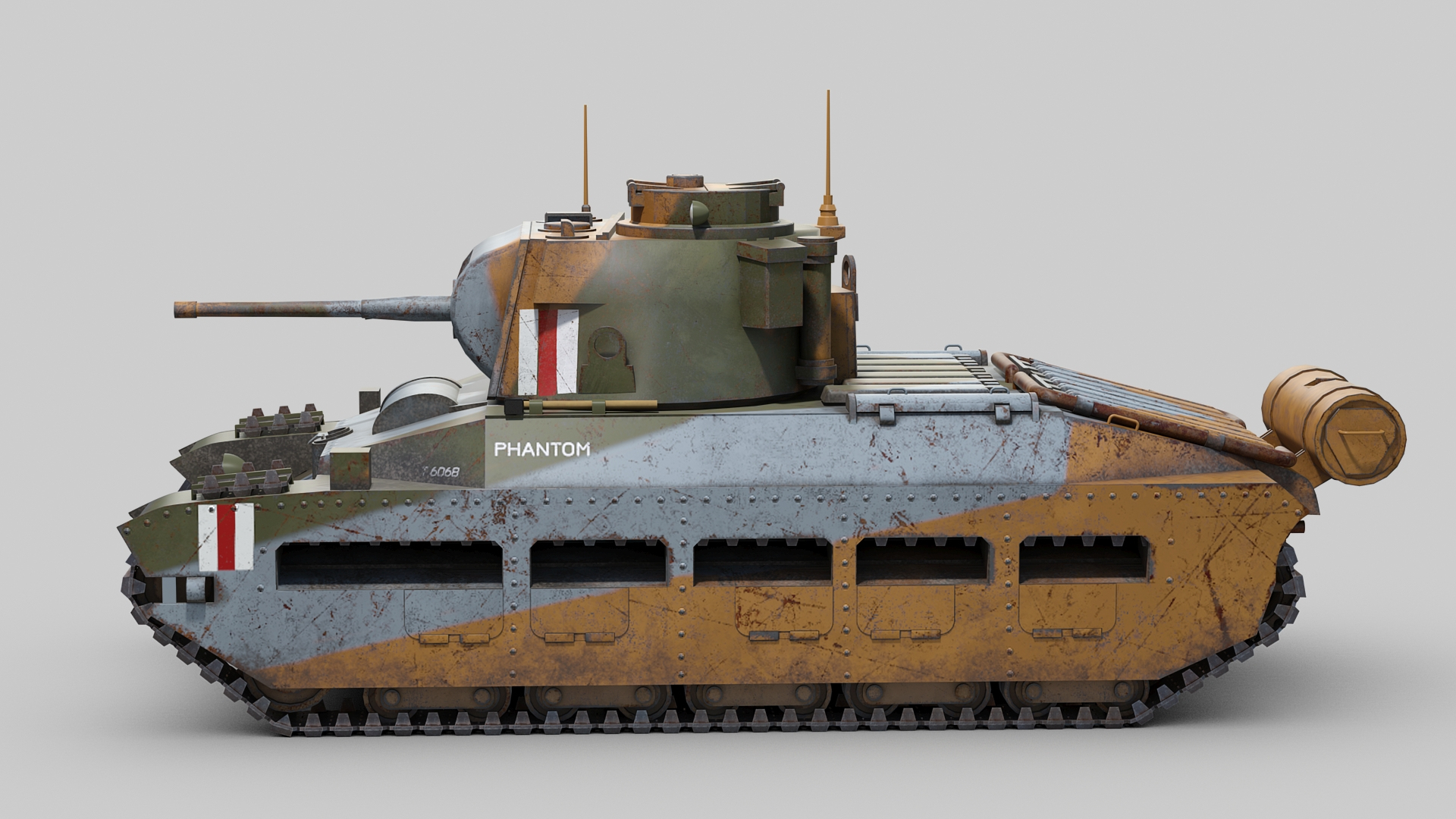 British matilda 2 tank 3D model - TurboSquid 1704484