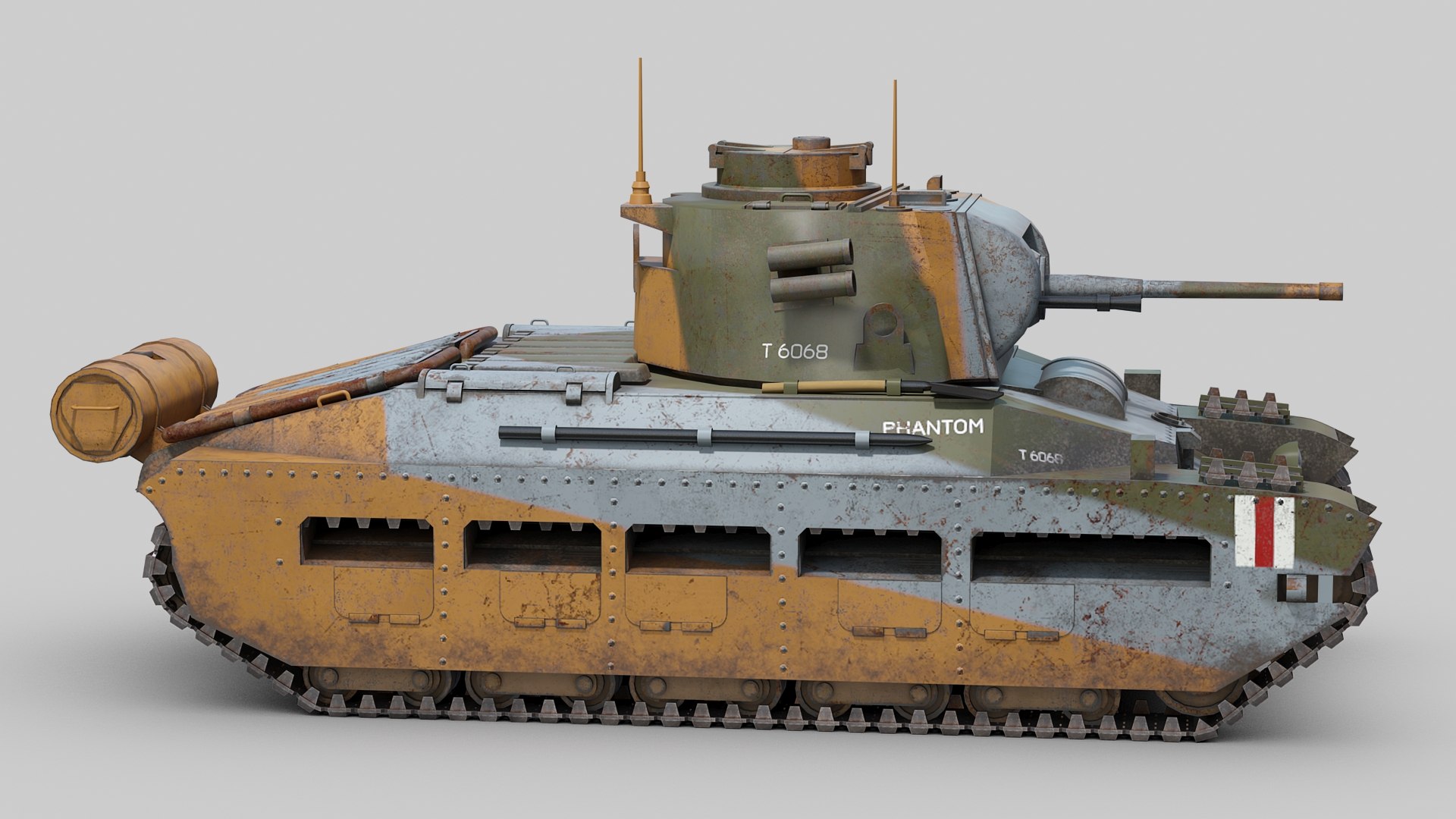 British Matilda 2 Tank 3D Model - TurboSquid 1704484