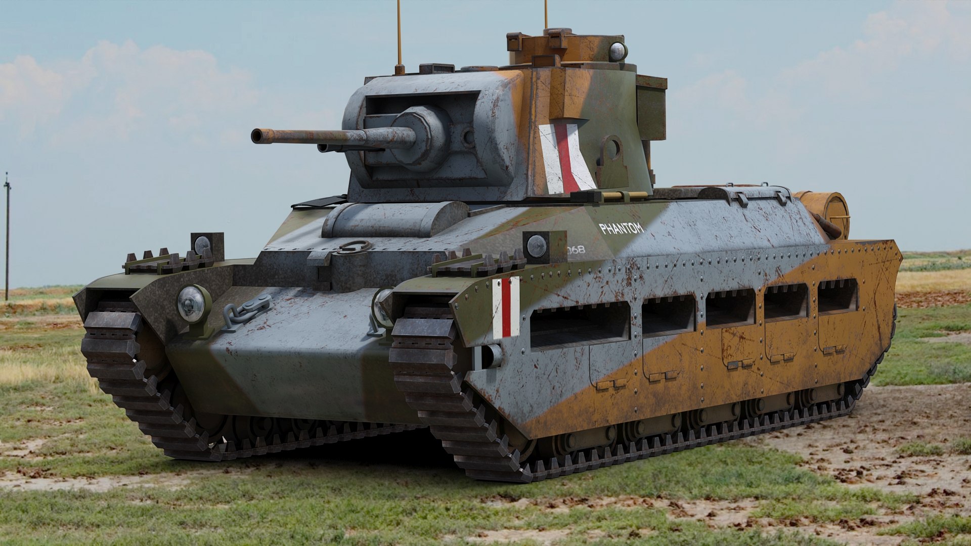 British Matilda 2 Tank 3D Model - TurboSquid 1704484