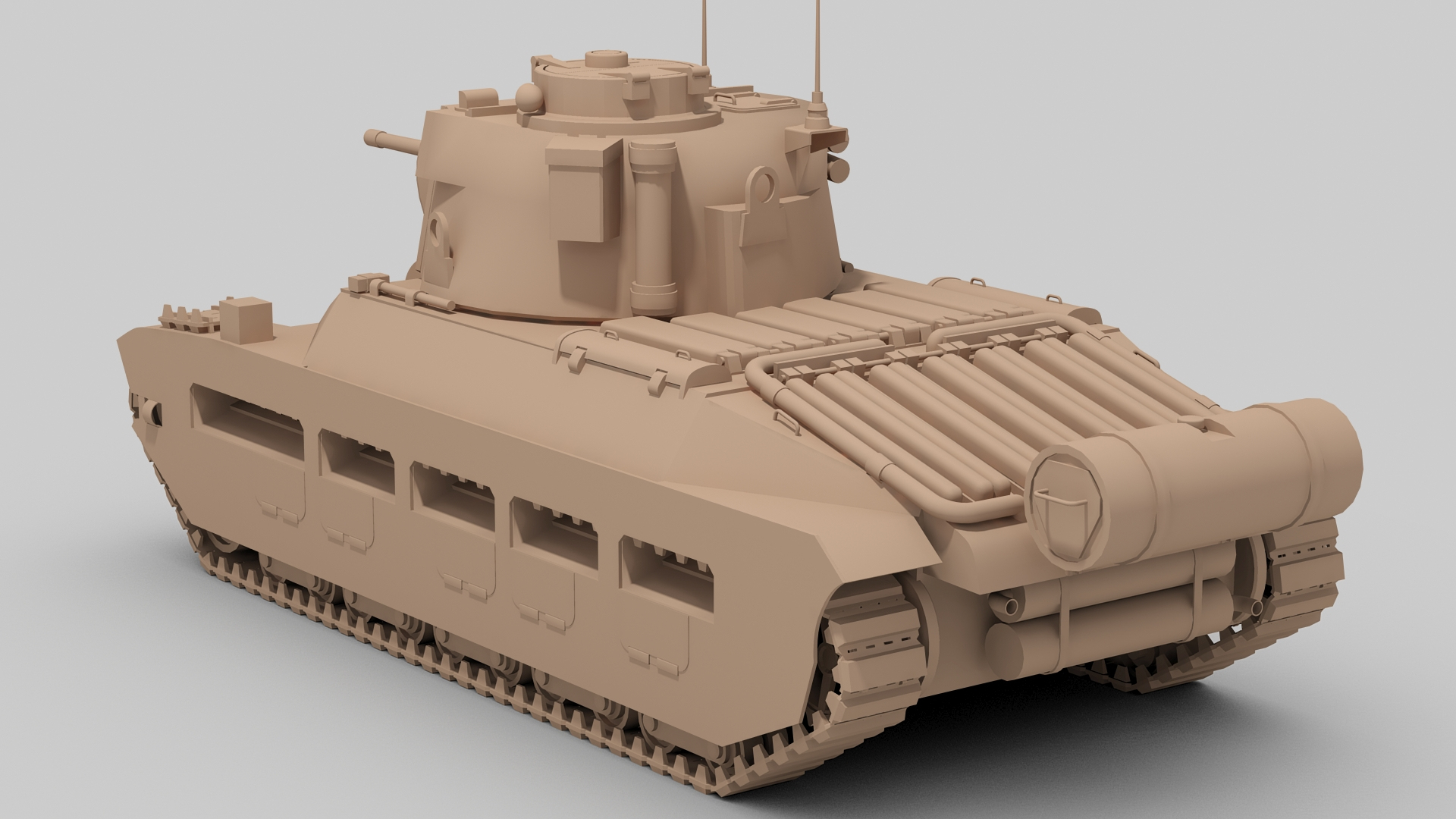 British matilda 2 tank 3D model - TurboSquid 1704484
