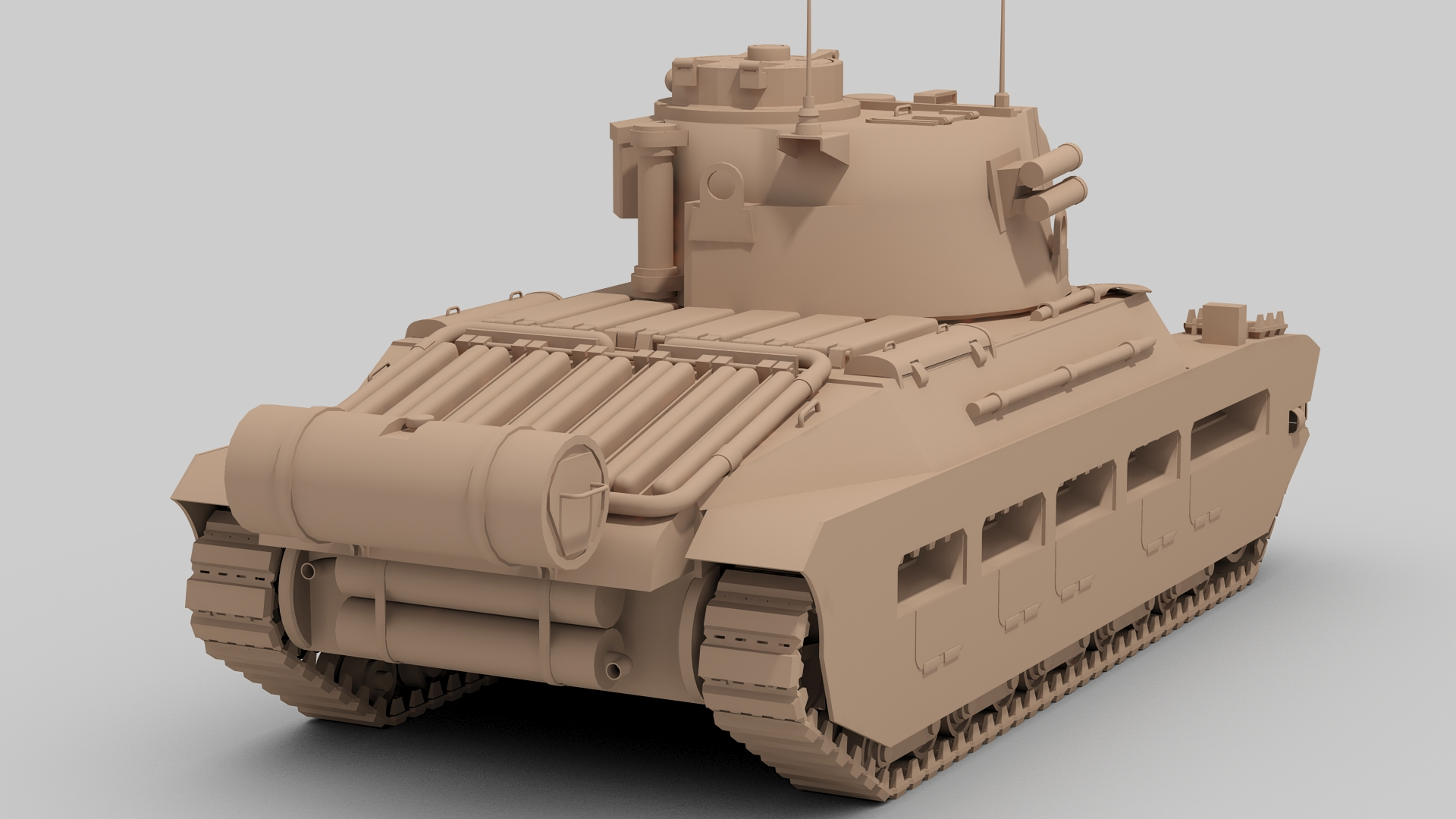 British matilda 2 tank 3D model - TurboSquid 1704484