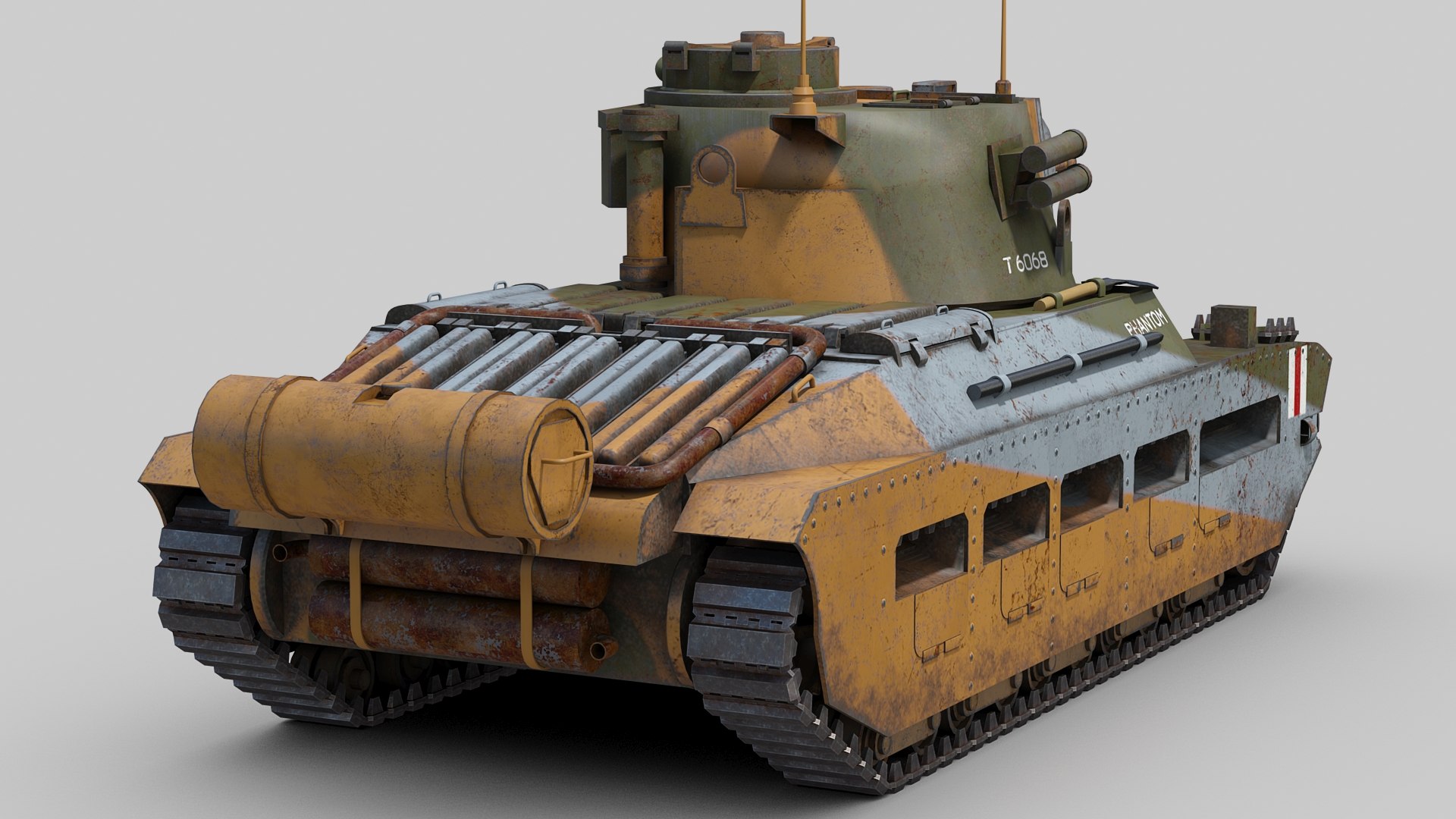 British Matilda 2 Tank 3D Model - TurboSquid 1704484