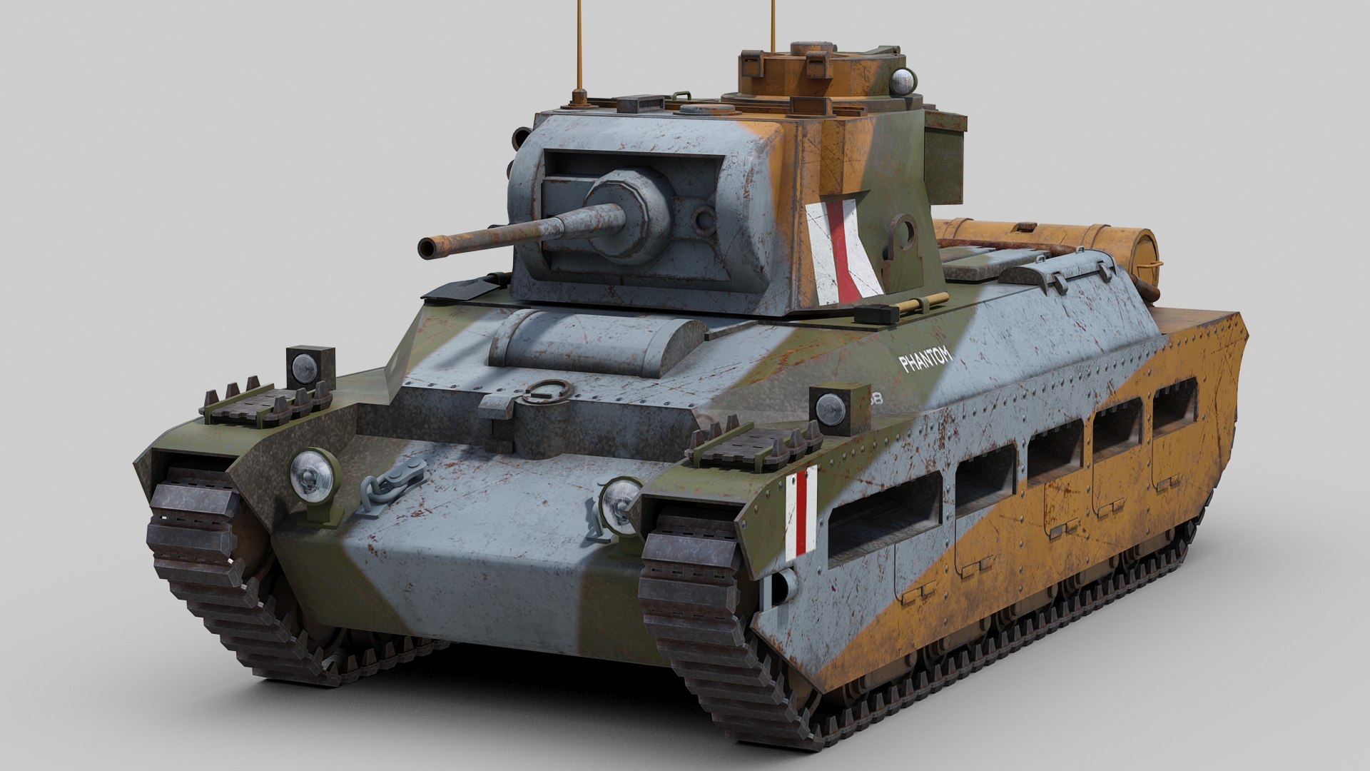 British Matilda 2 Tank 3D Model - TurboSquid 1704484