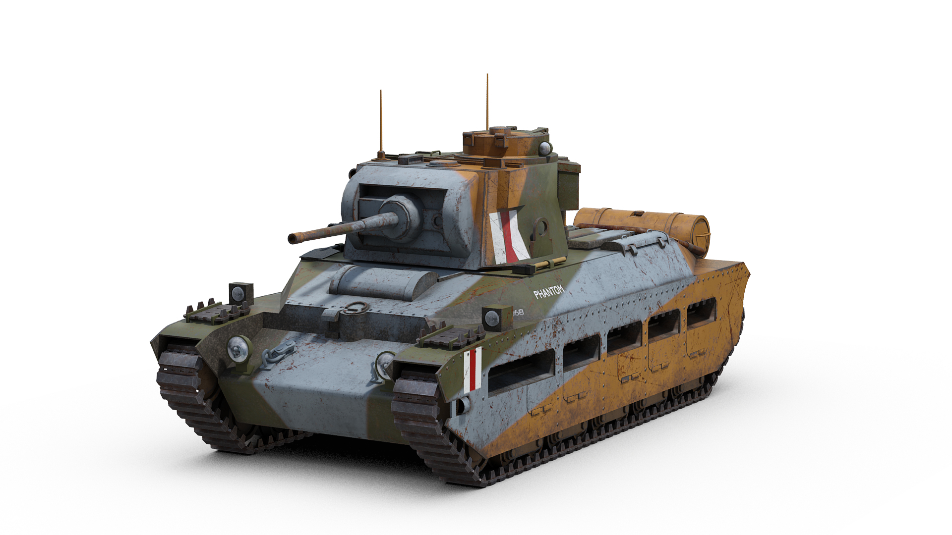 British Matilda 2 Tank 3D Model - TurboSquid 1704484