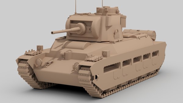 British matilda 2 tank 3D model - TurboSquid 1704484
