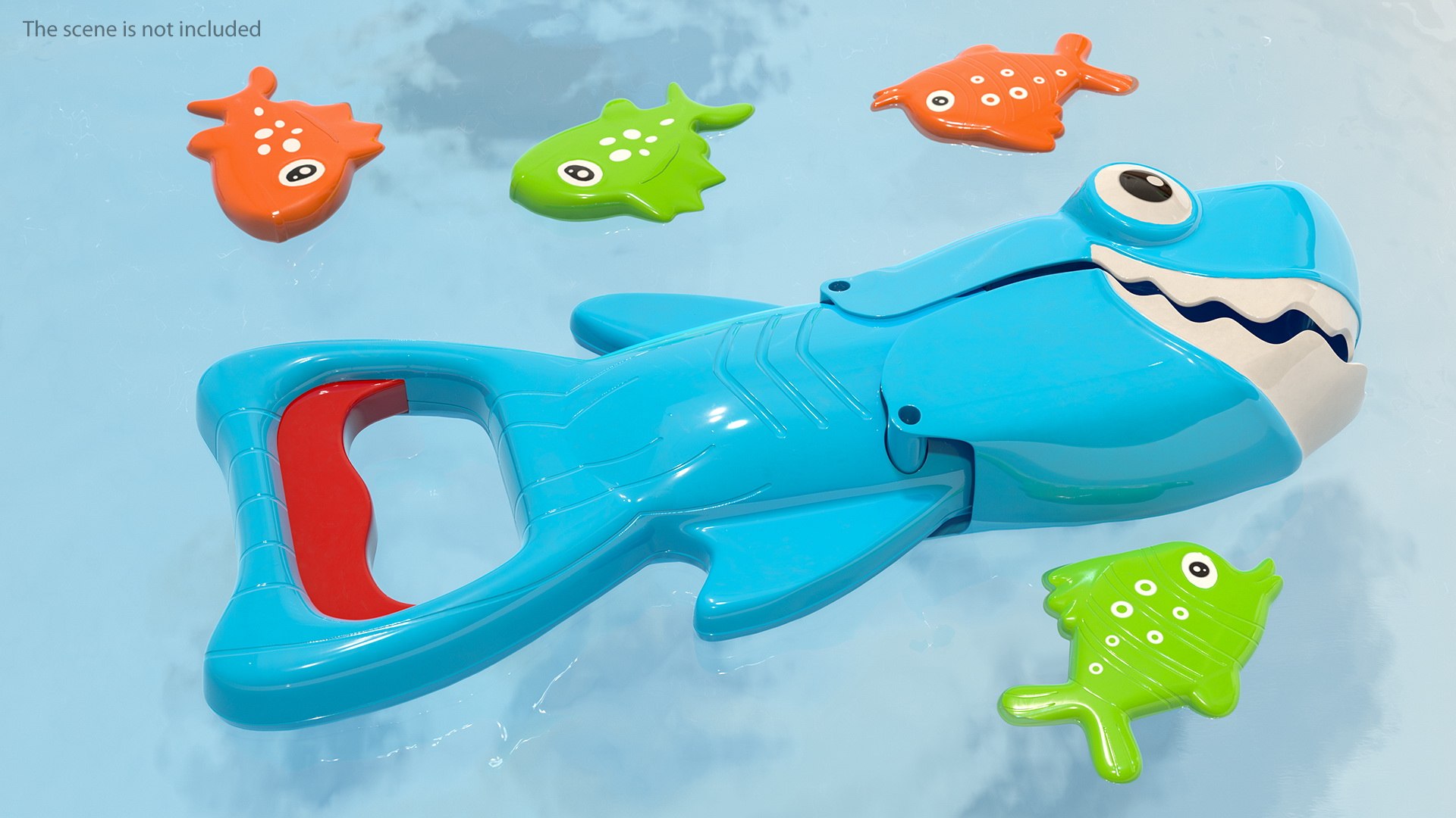 Shark grabber bath toy 3D model - TurboSquid 1620785