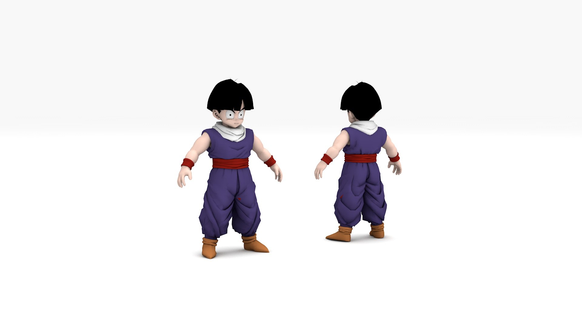 DBZ Character V5 3D Model - TurboSquid 2074061