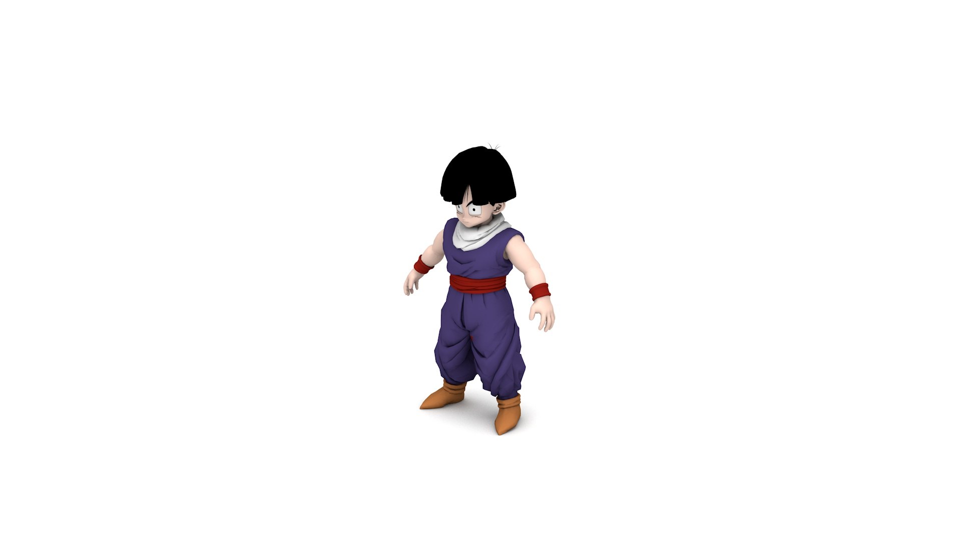 DBZ Character V5 3D Model - TurboSquid 2074061