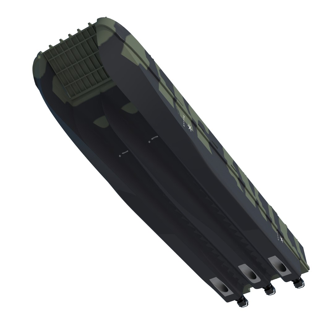 3d Model Of Fast Landing Craft