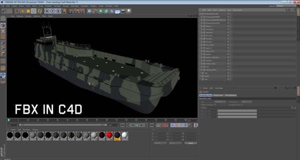 3D модель Fast Landing Craft - TurboSquid 903719