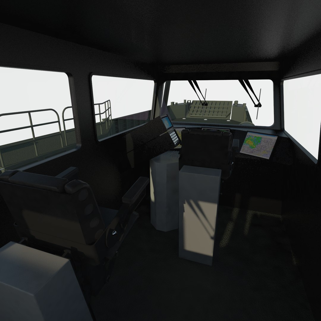 3d Model Of Fast Landing Craft