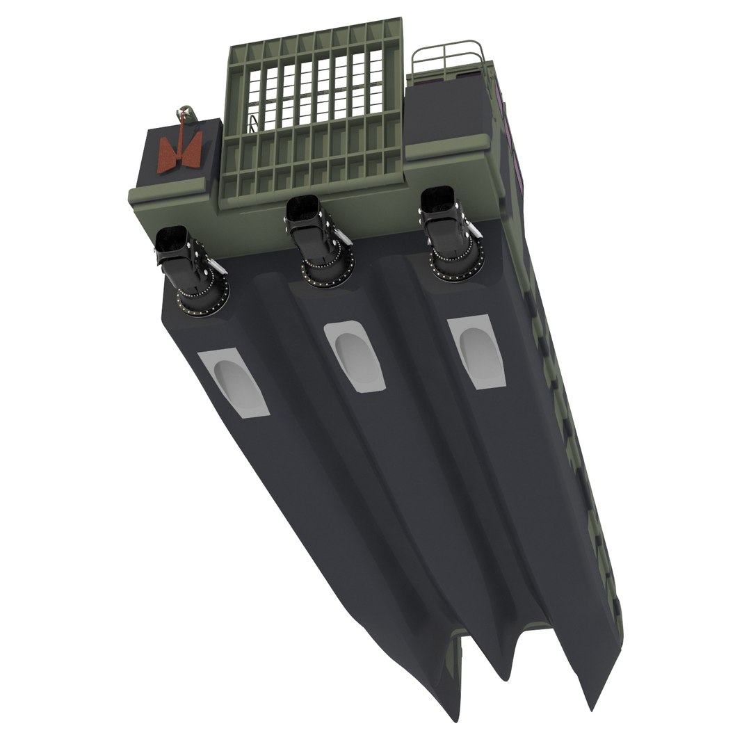 3d Model Of Fast Landing Craft