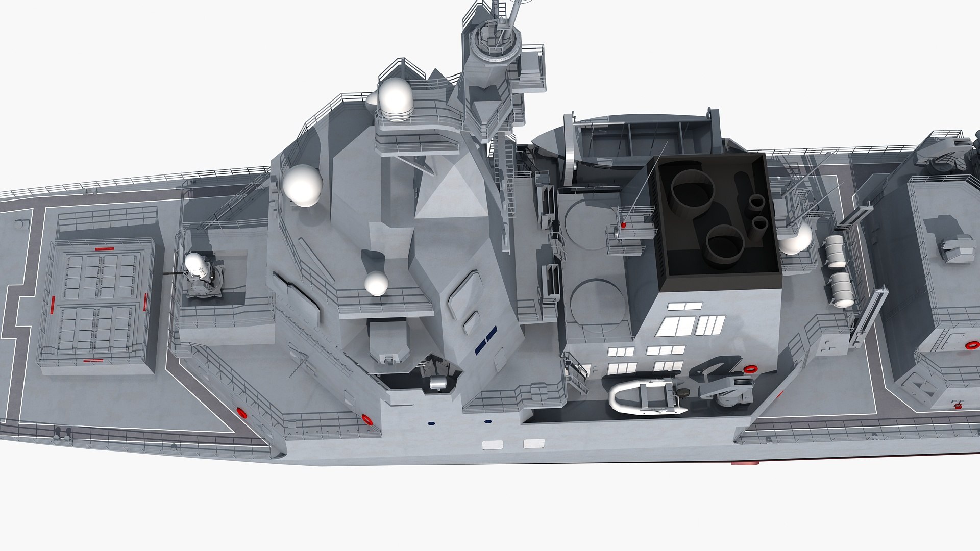 3D Asahi Class Destroyer 25DD - TurboSquid 2171425