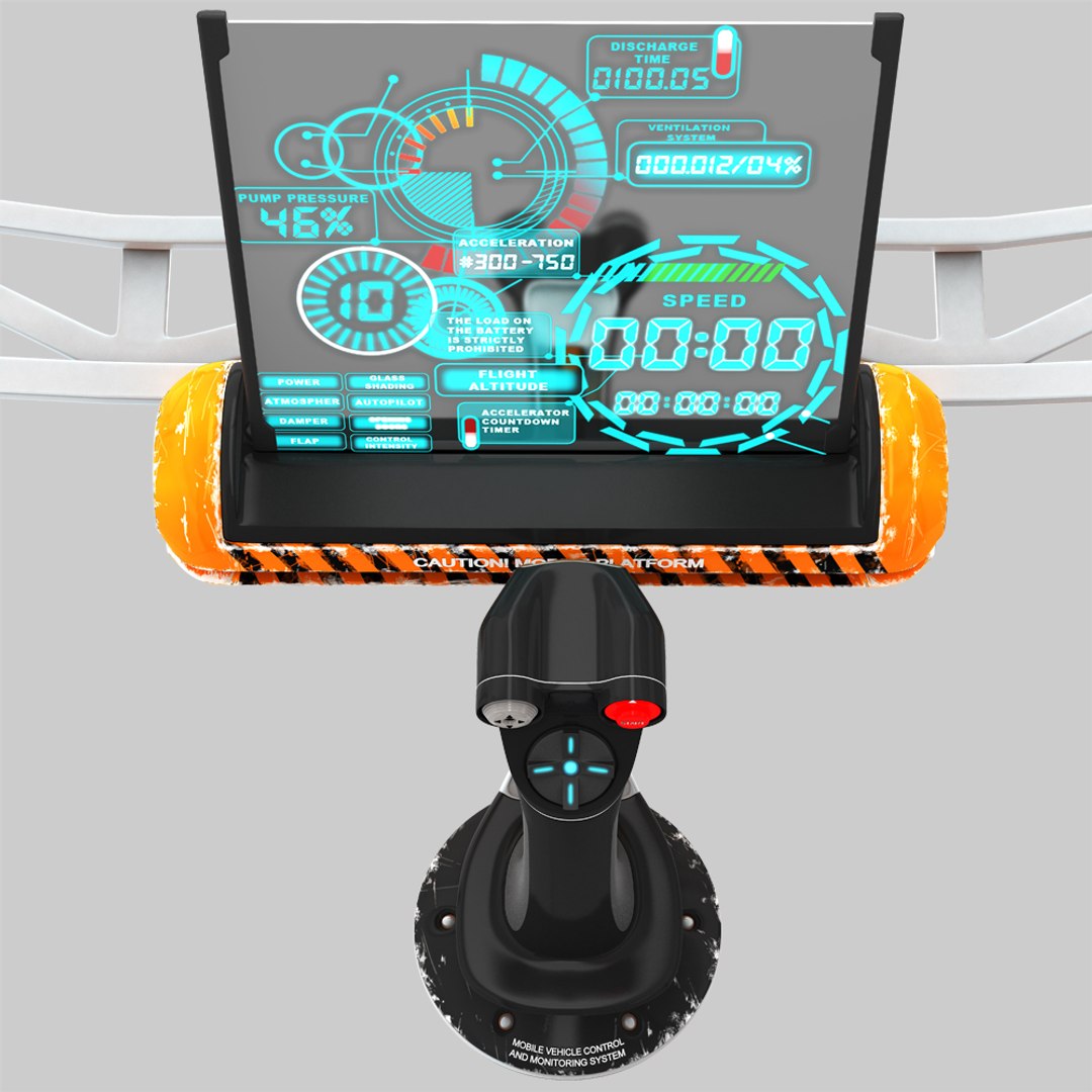 Mobile Control Unit Remote 3D Model - TurboSquid 1517027