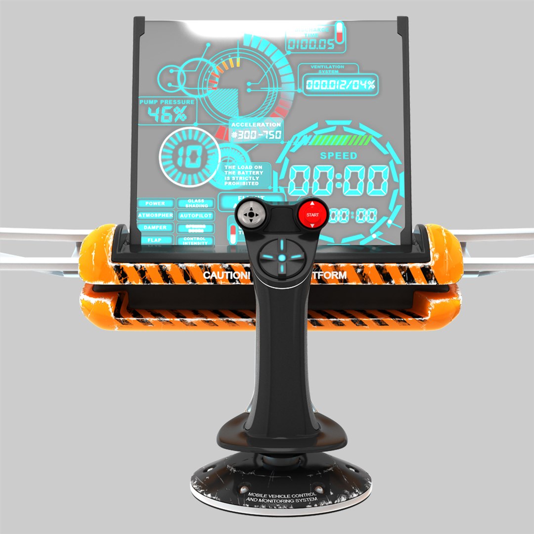 Mobile Control Unit Remote 3D Model - TurboSquid 1517027