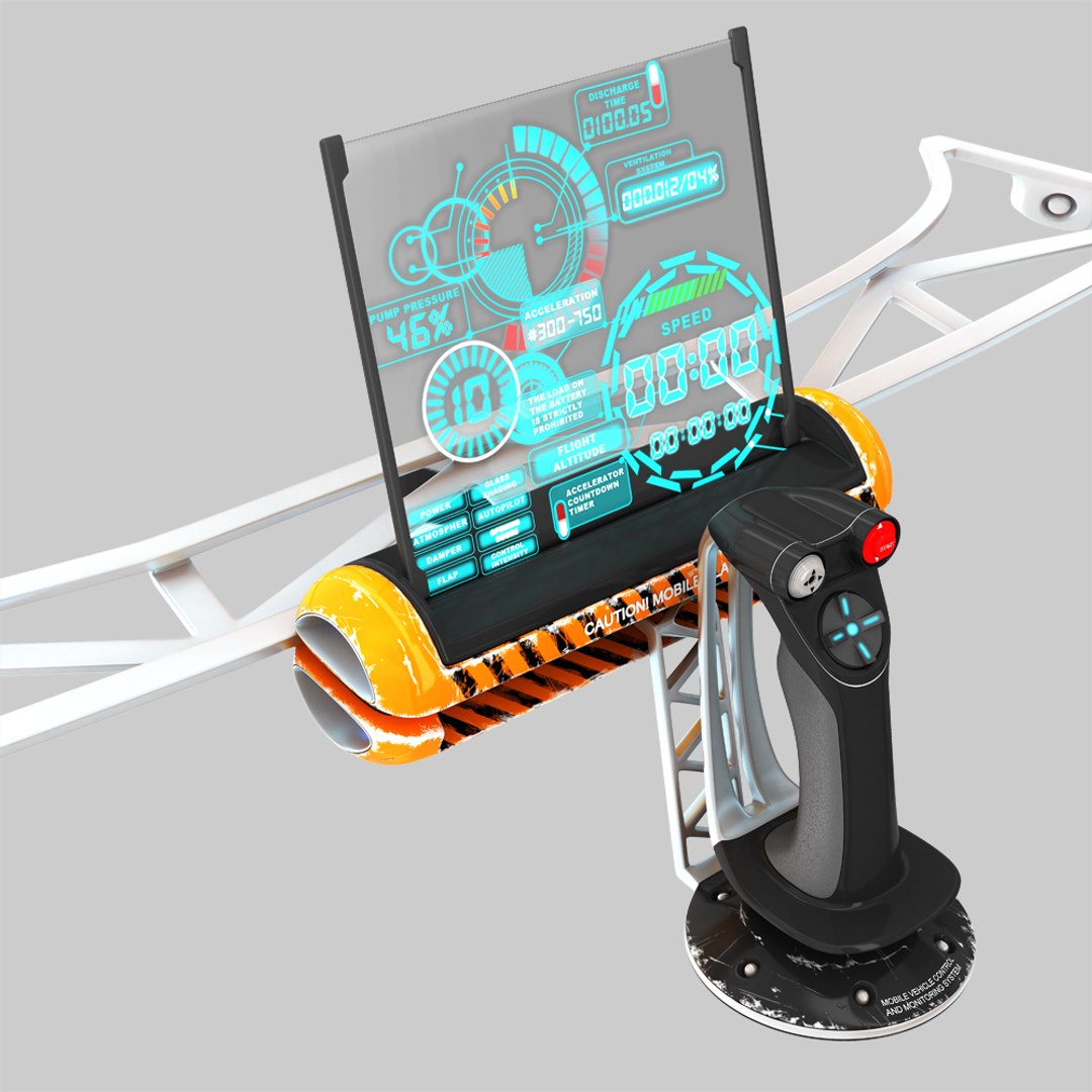 Mobile Control Unit Remote 3D Model - TurboSquid 1517027