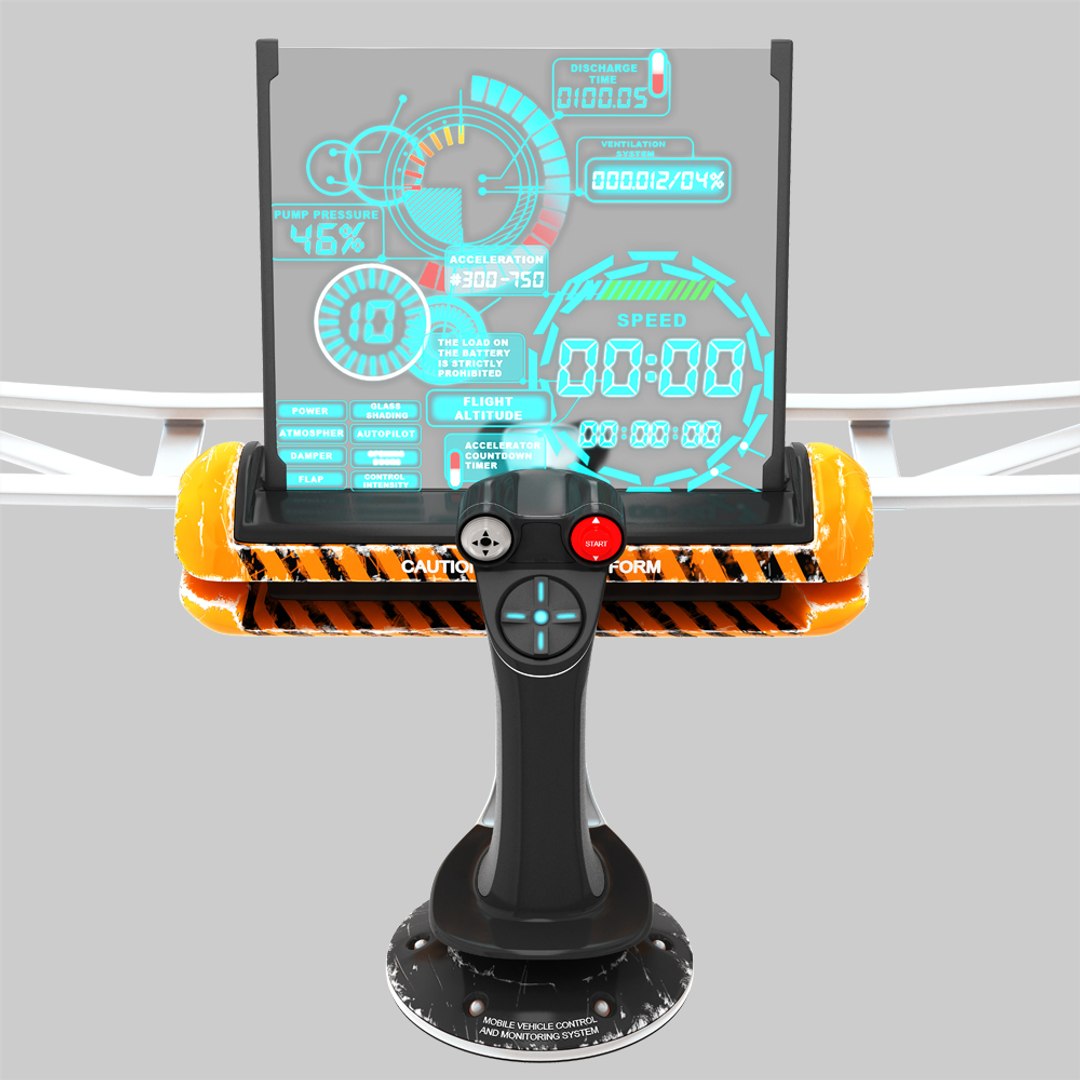 Mobile Control Unit Remote 3D Model - TurboSquid 1517027