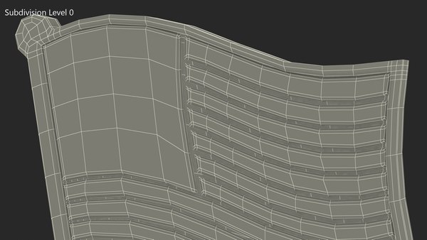 3D usa flag lapel pin - TurboSquid 1648915