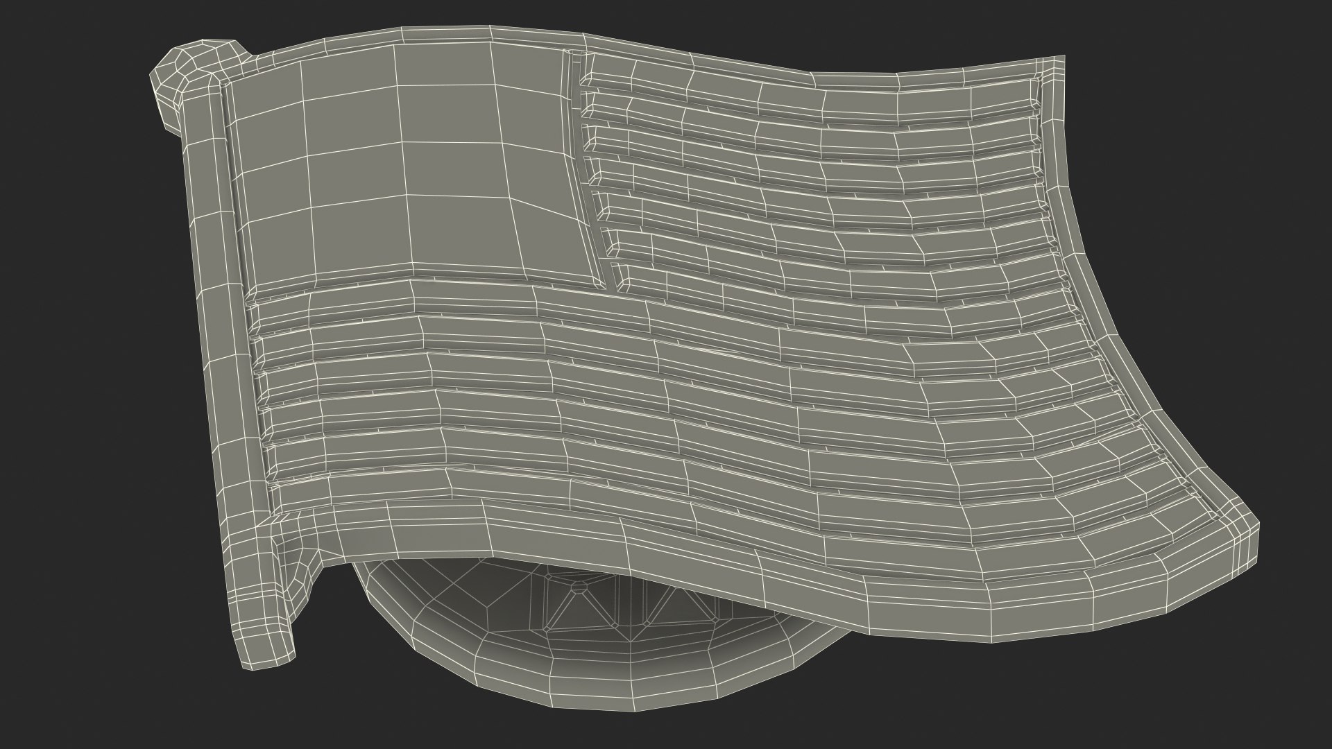 3D usa flag lapel pin - TurboSquid 1648915