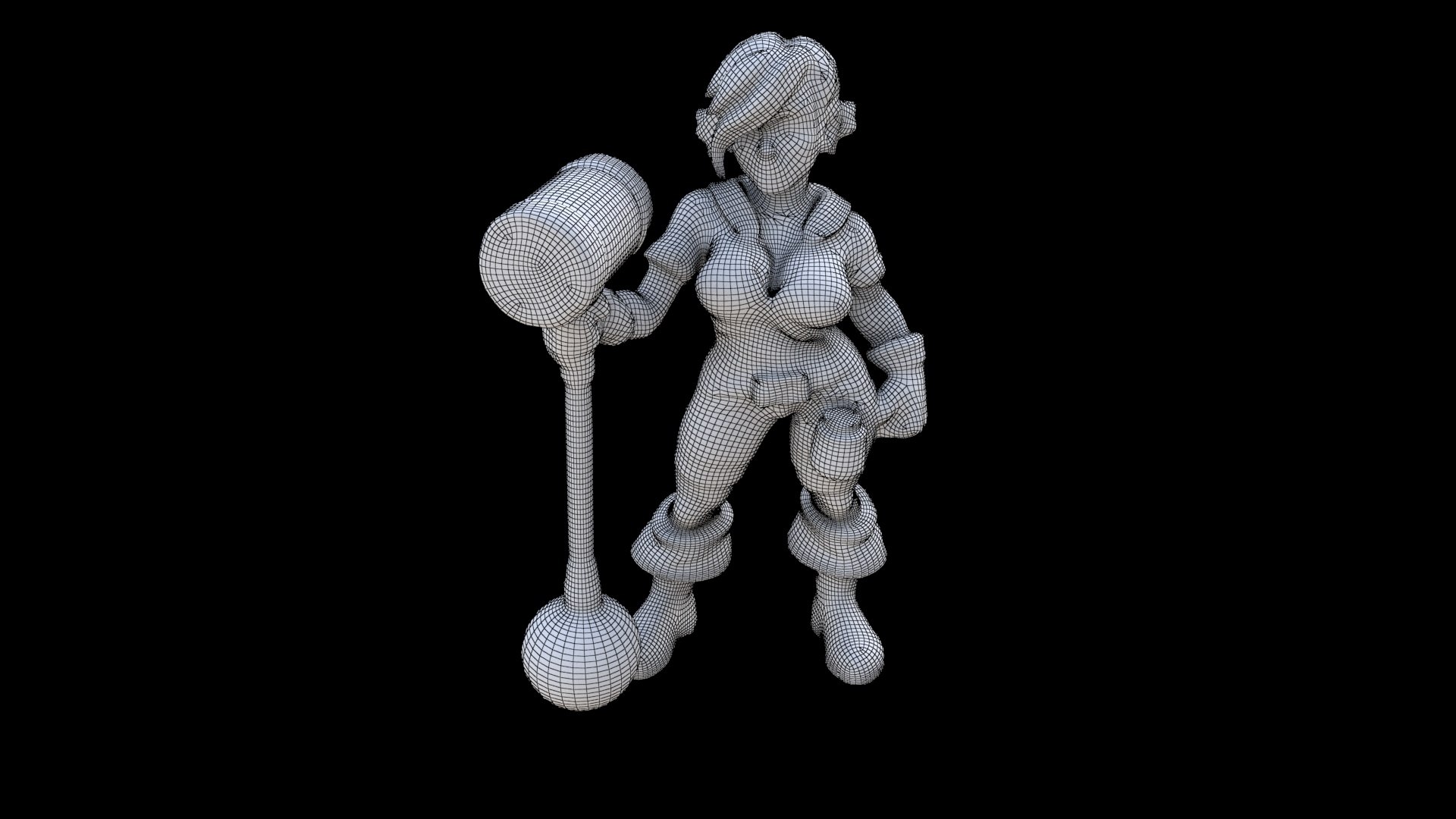 Cannonball Pirate Lucy 3D Model - TurboSquid 2336745