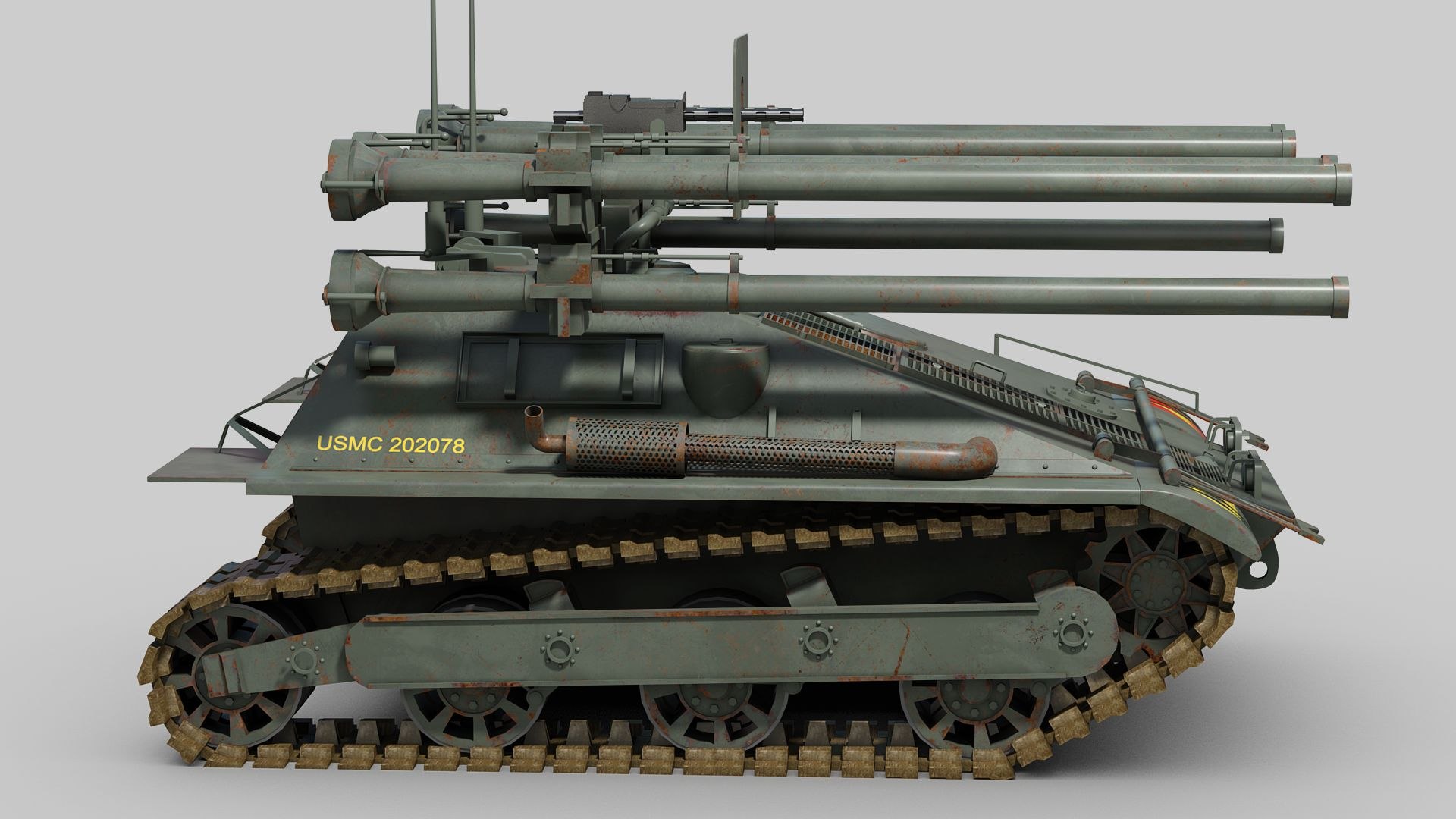 3d Model Of M50 Ontos