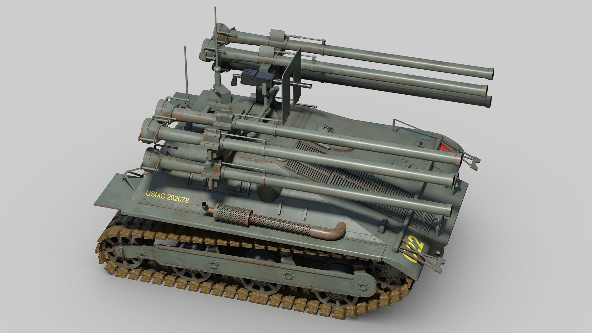 3d Model Of M50 Ontos