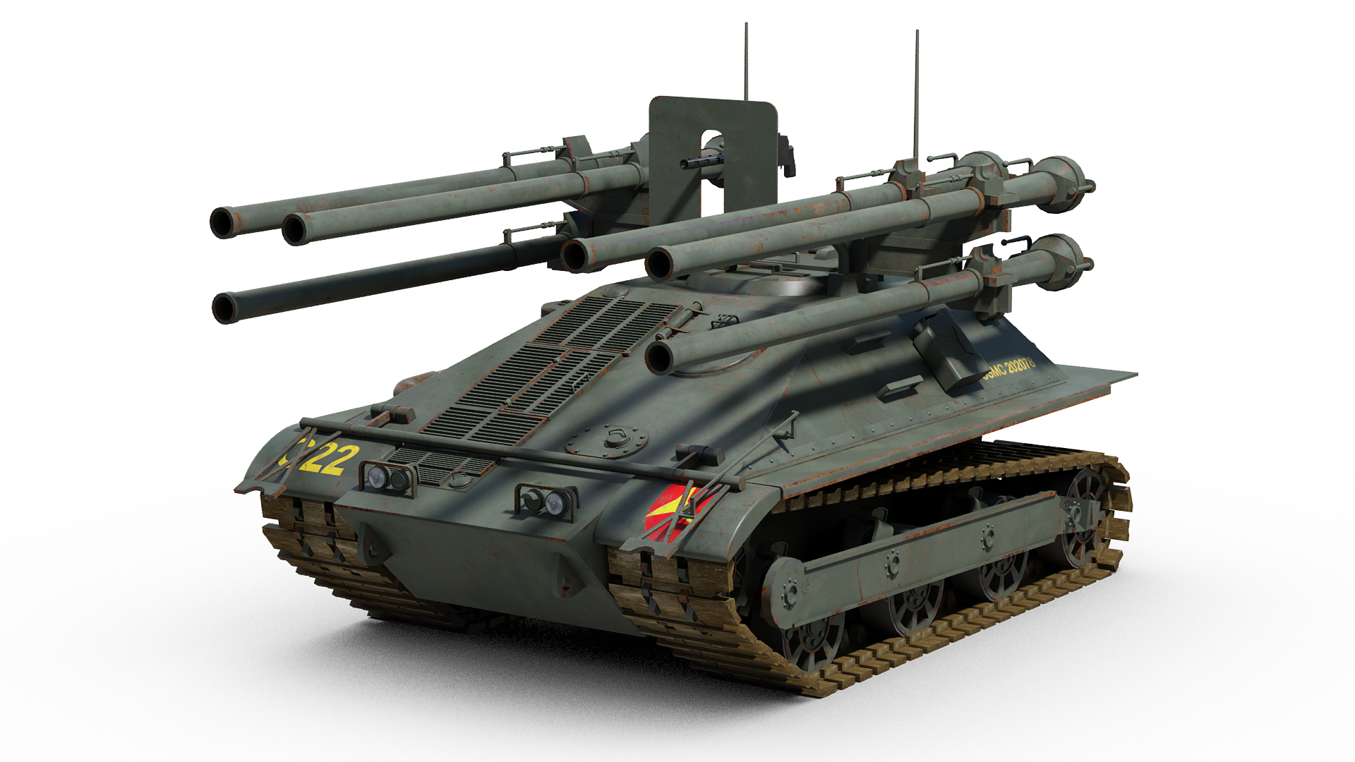 3d Model Of M50 Ontos